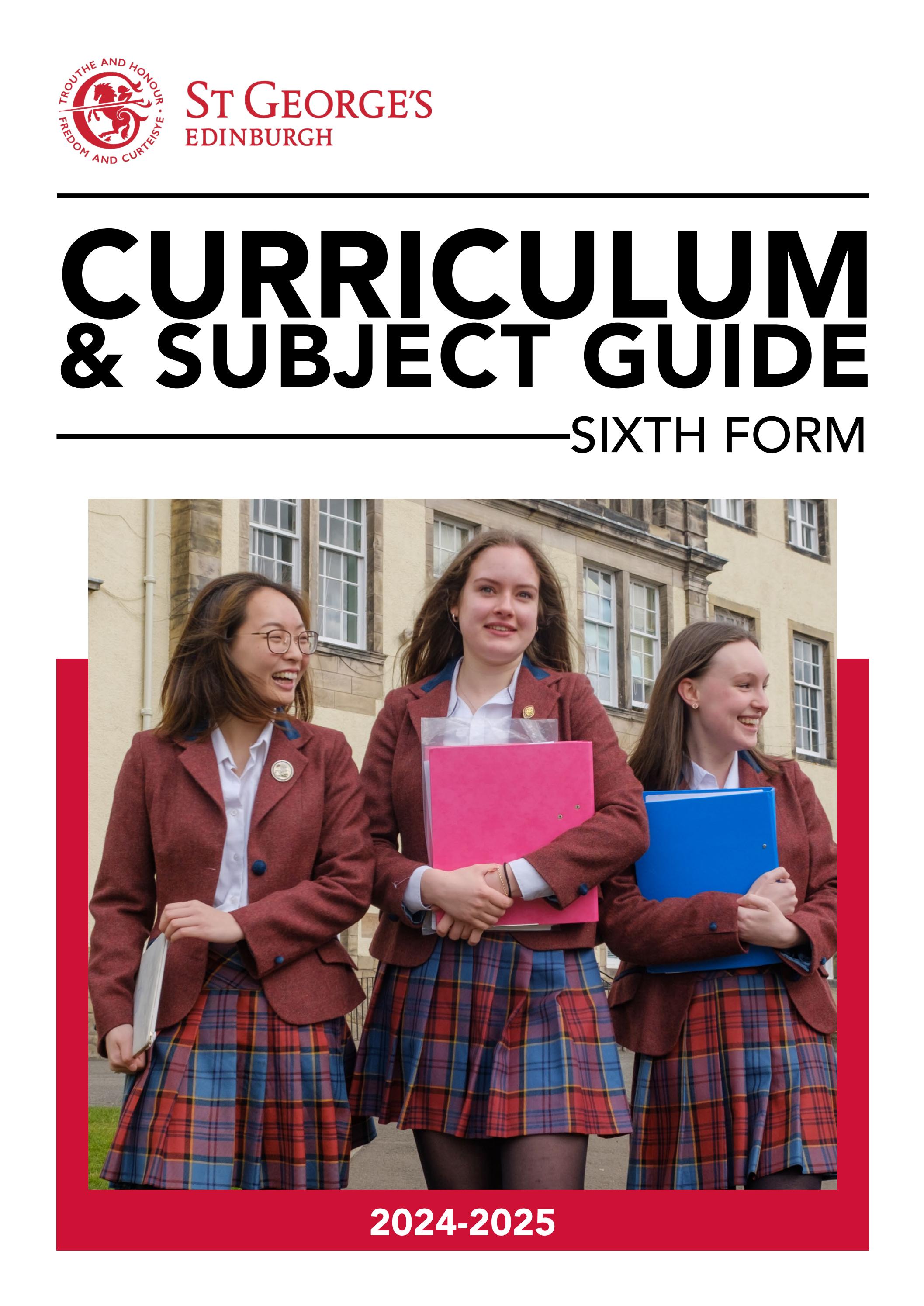 Sixth Form Curriculum & Subject Guide 2024-2025 by St George's School ...
