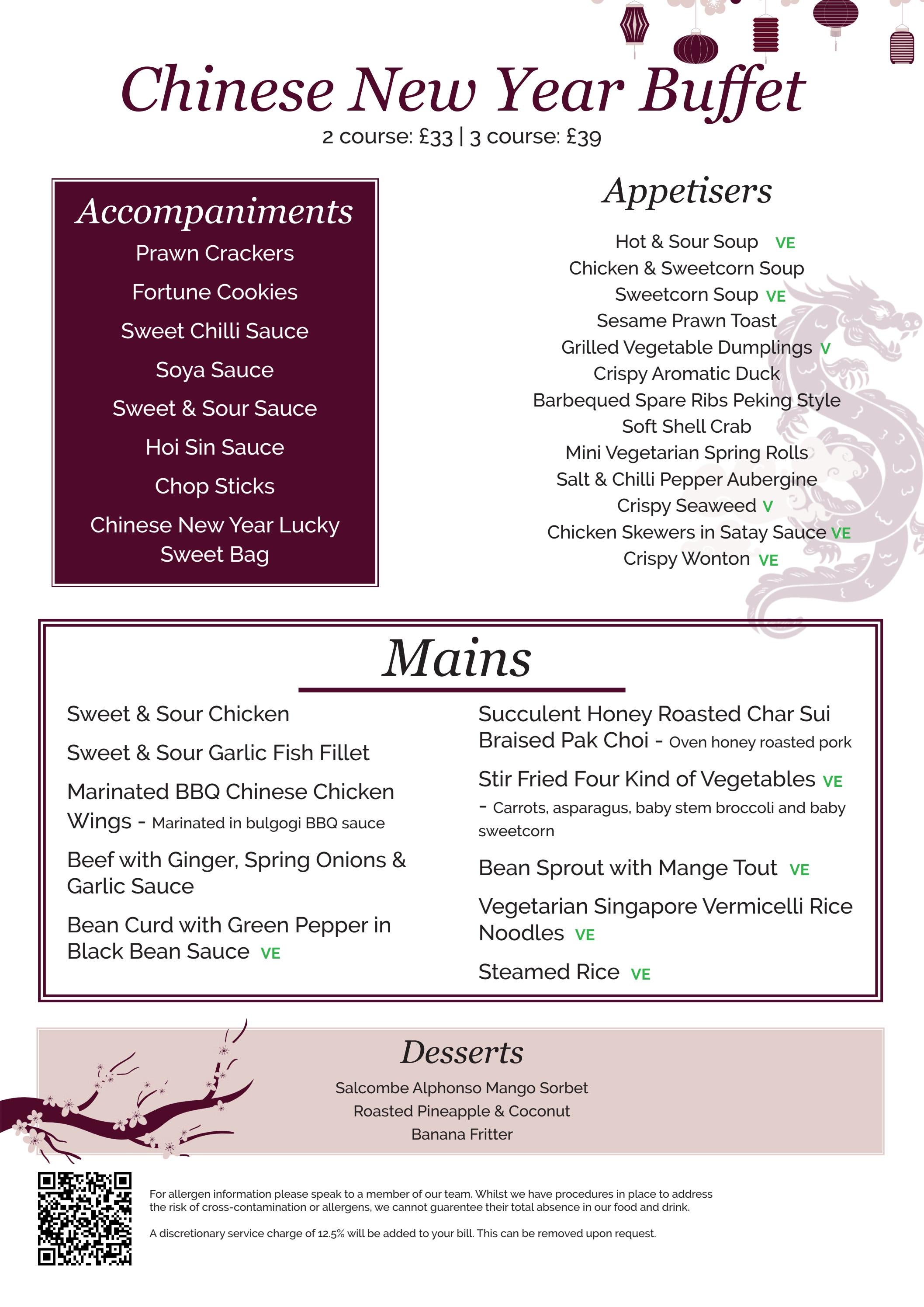 Chinese New Year Menu by The Lensbury - Issuu