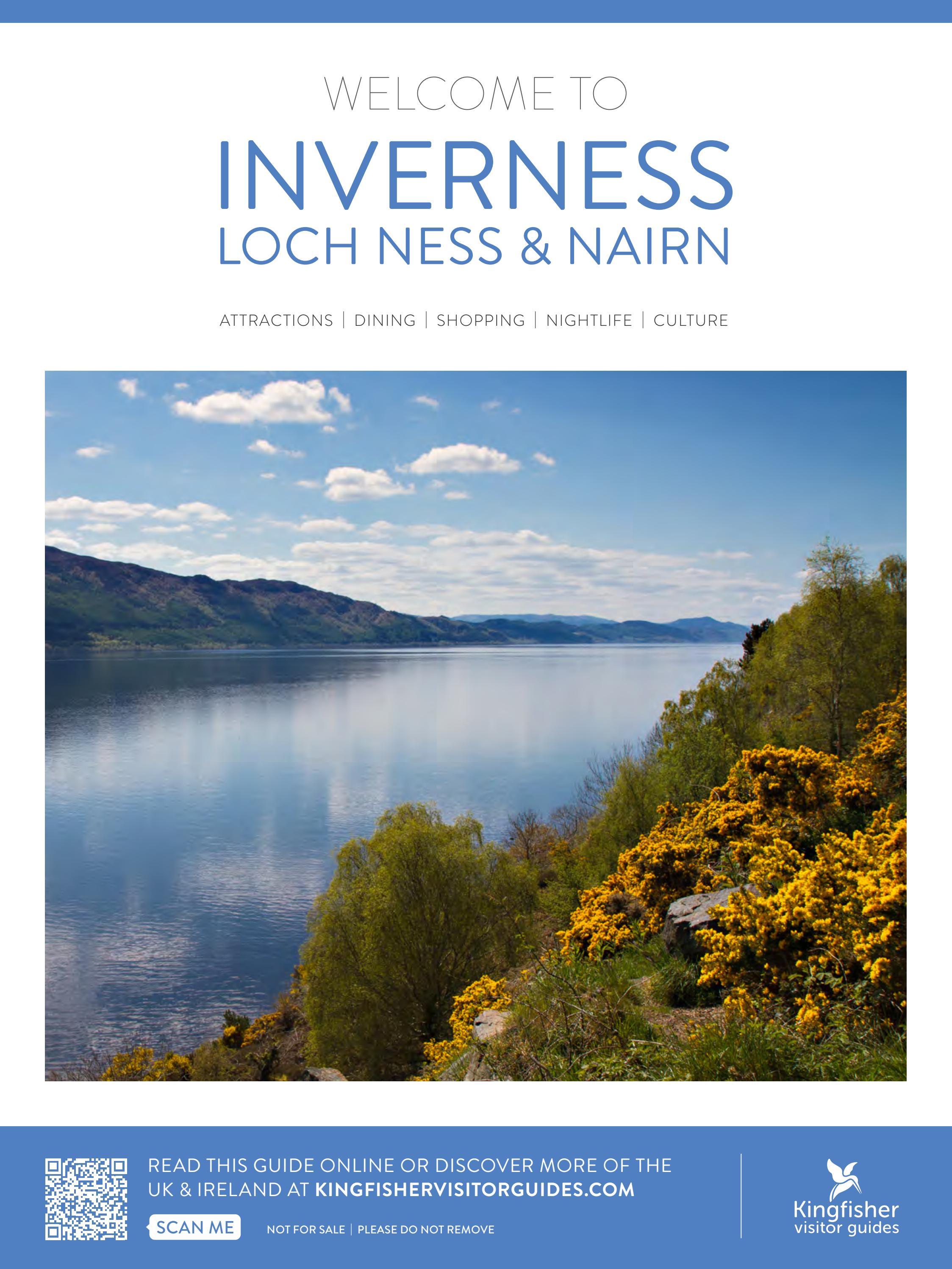Loch Ness Visitor Guide – Loch Ness See Karte – PING