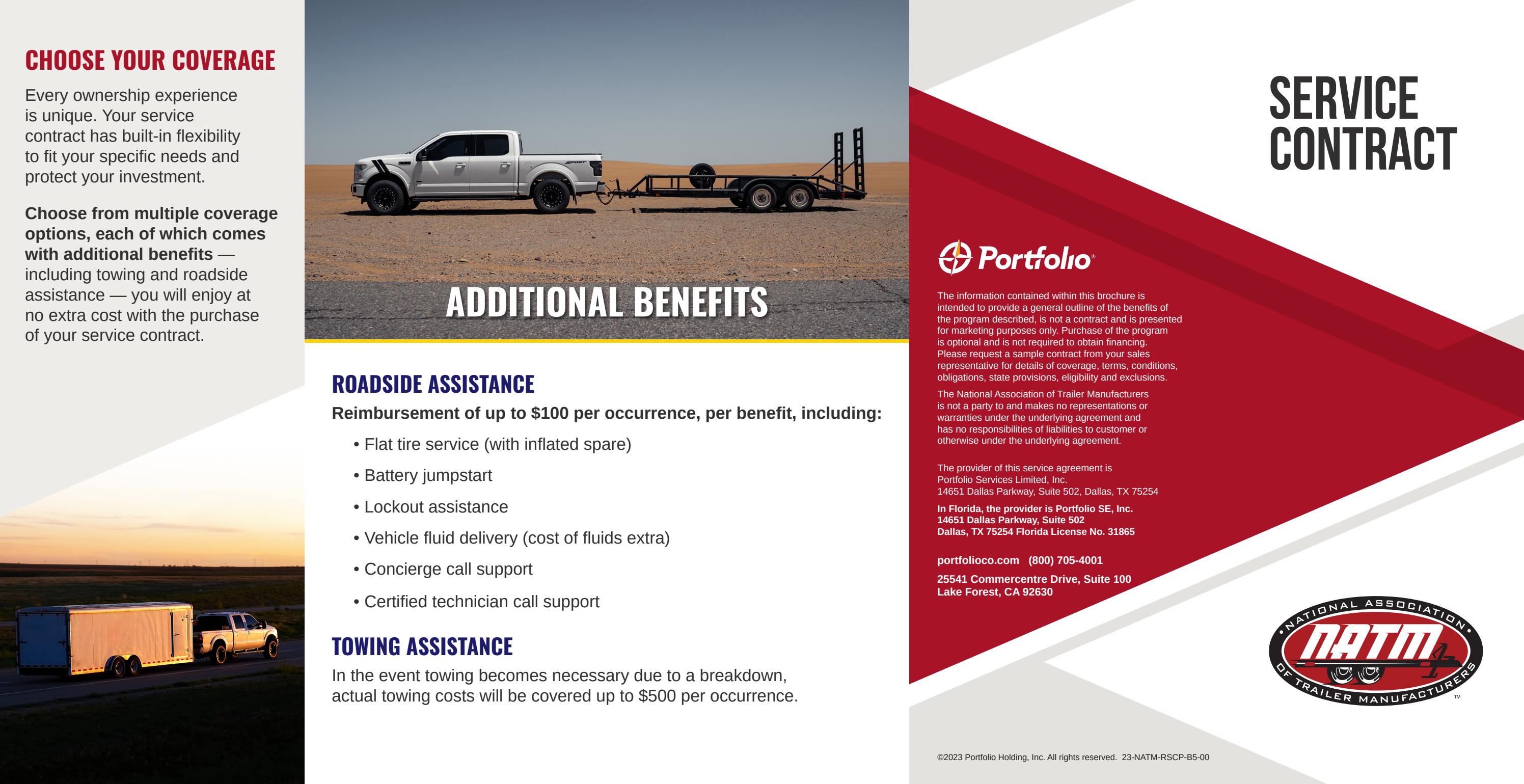 Trailer Protect Service Contract Brochure - NATM Dealer Affiliate by ...