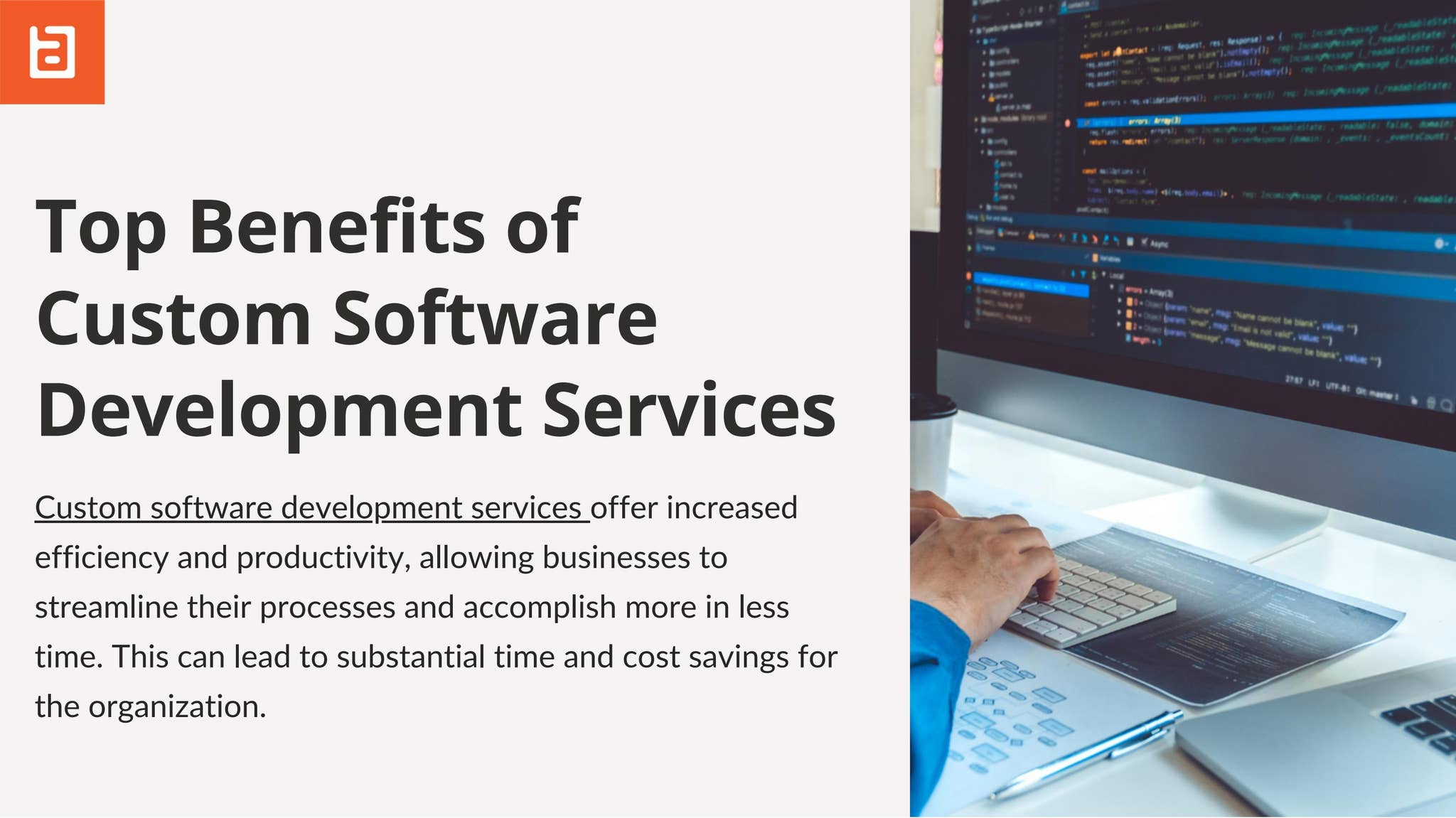 Top Benefits of Custom Software Development Services | Tech Active by ...