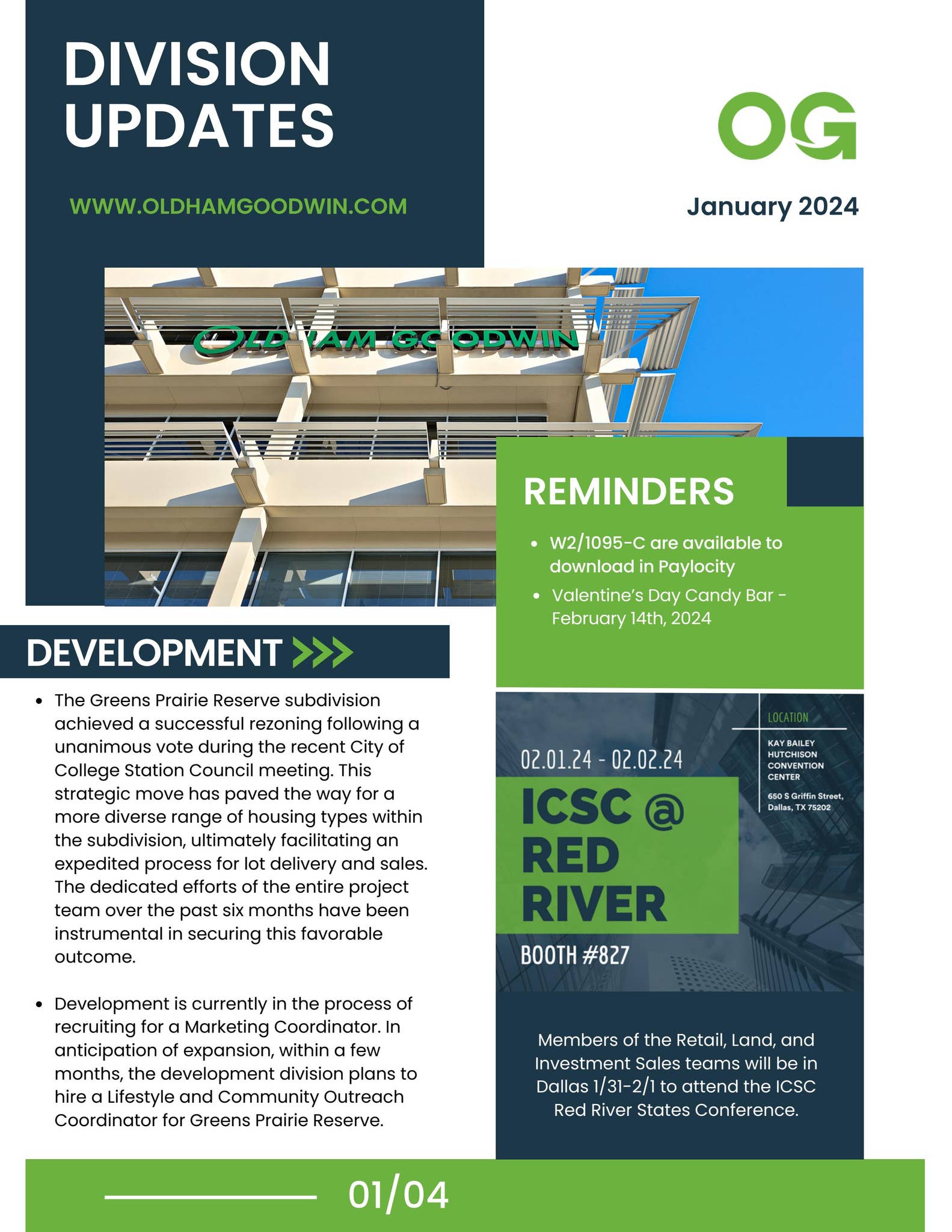 January 2024 Division Updates by Oldham Goodwin - Issuu