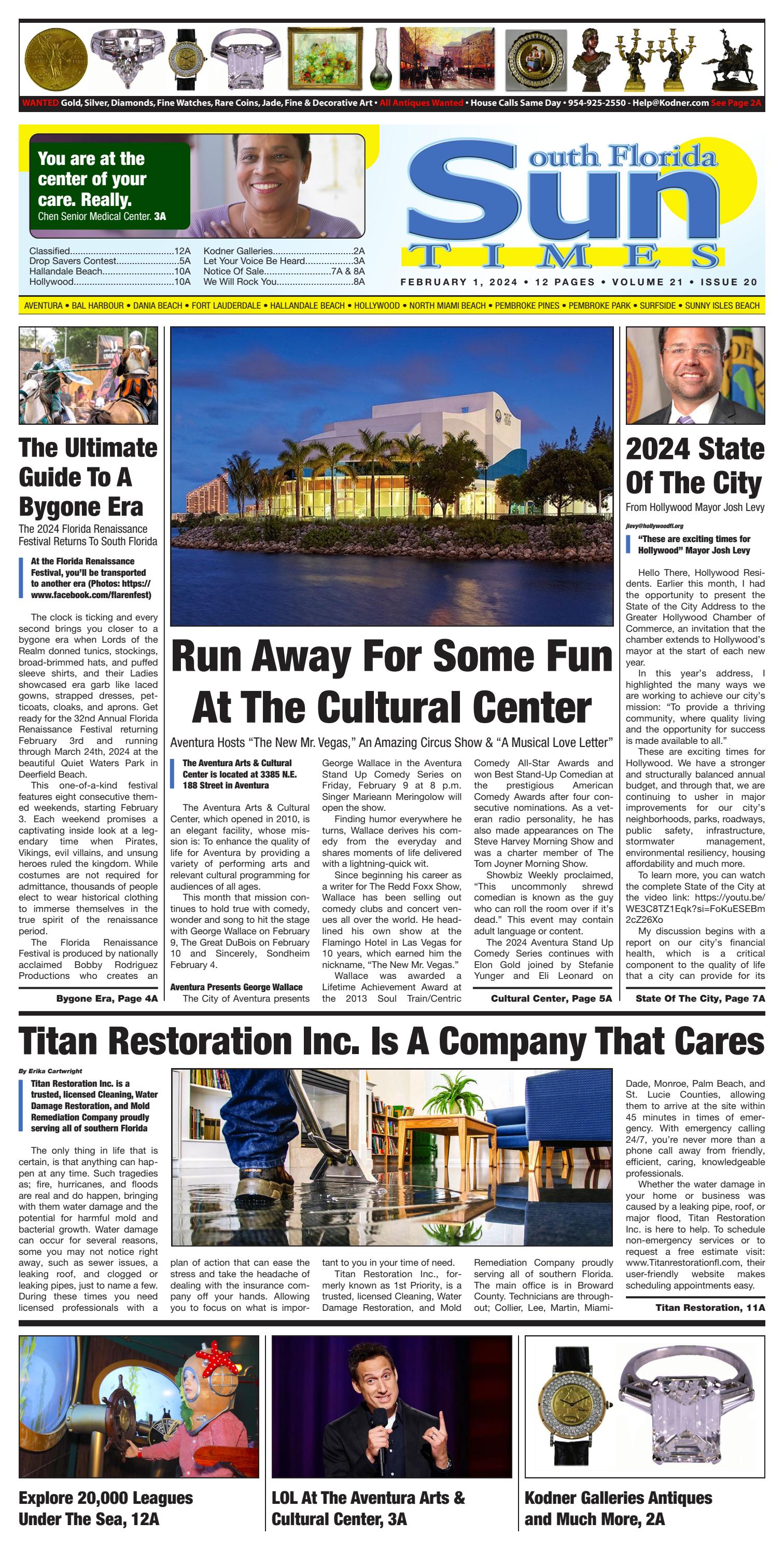 Sun Times Issue 02 01 24 by The South Florida Sun Times Newspaper - Issuu