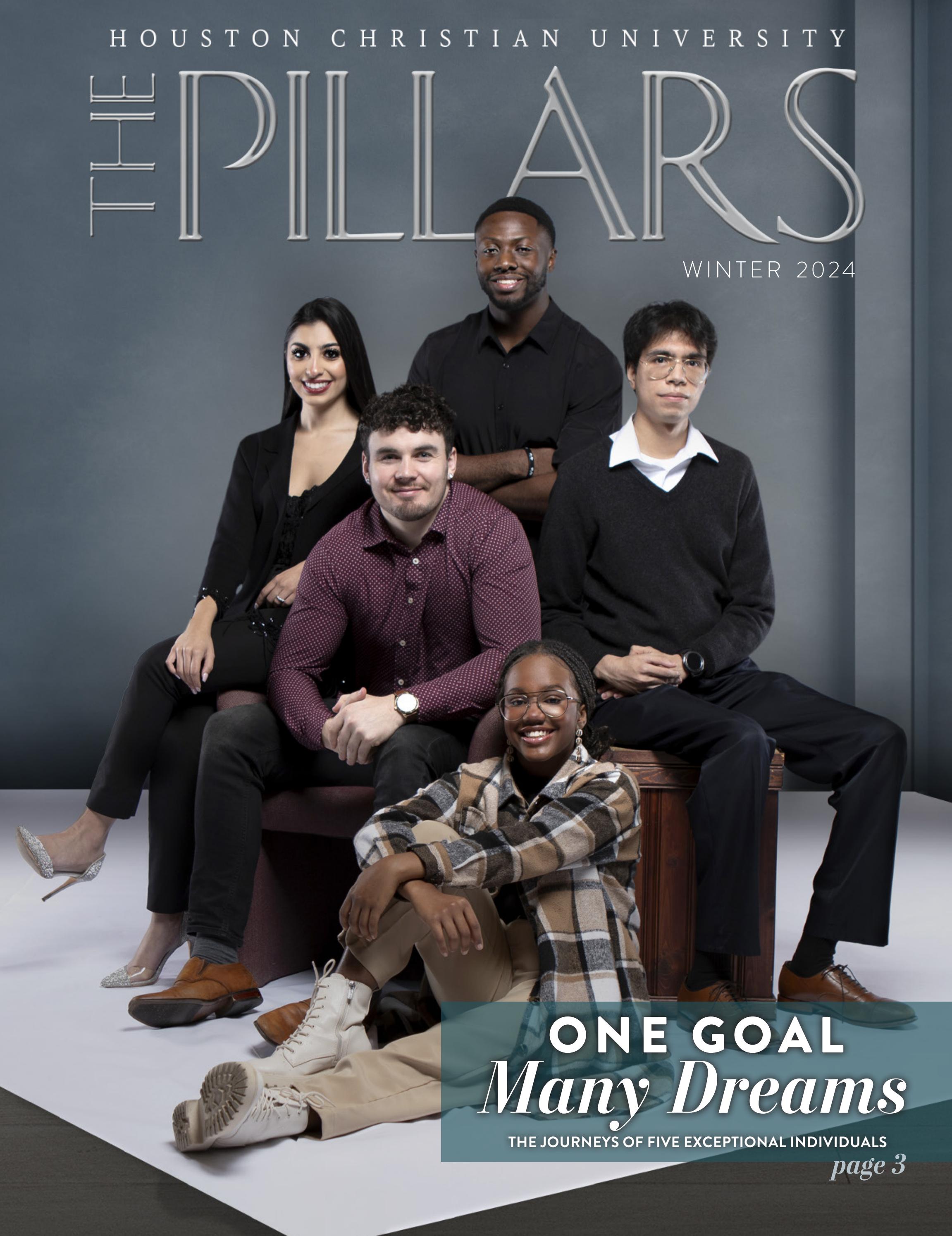 The Pillars Magazine Winter 2024 by Houston Christian University - Issuu