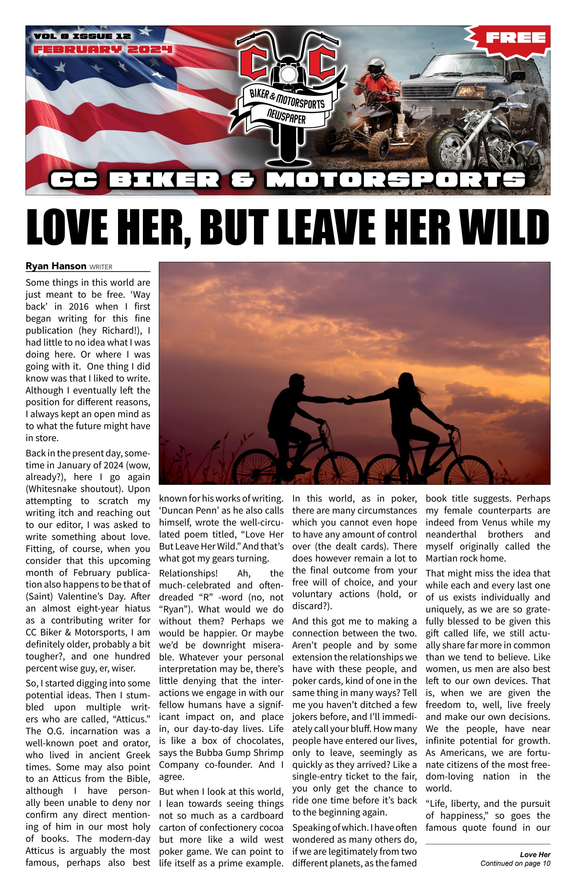 February 2024 Interactive Version by CC Biker and Motorsports Newspaper ...