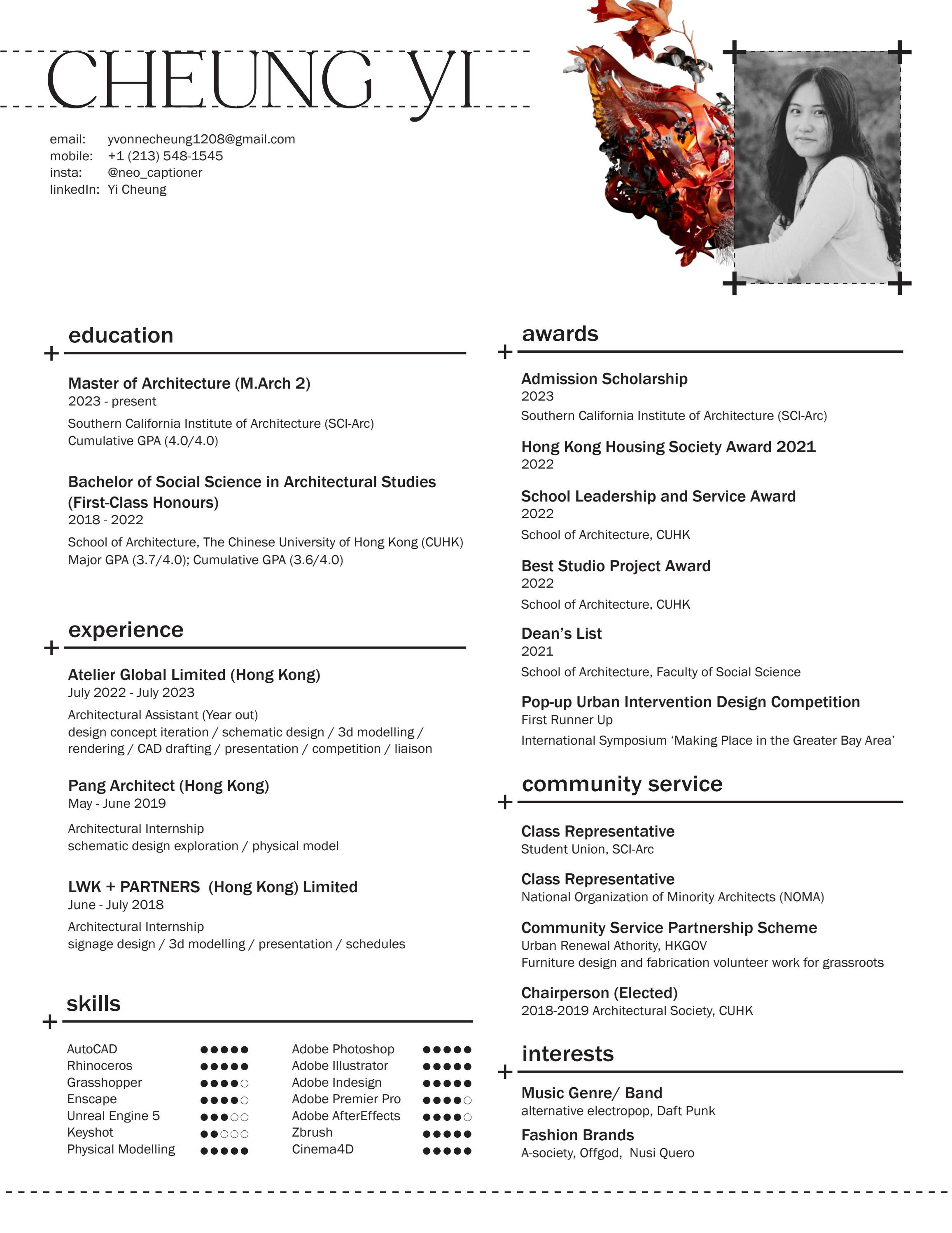 CHEUNG YI CV 2024 by CHEUNG YI - Issuu