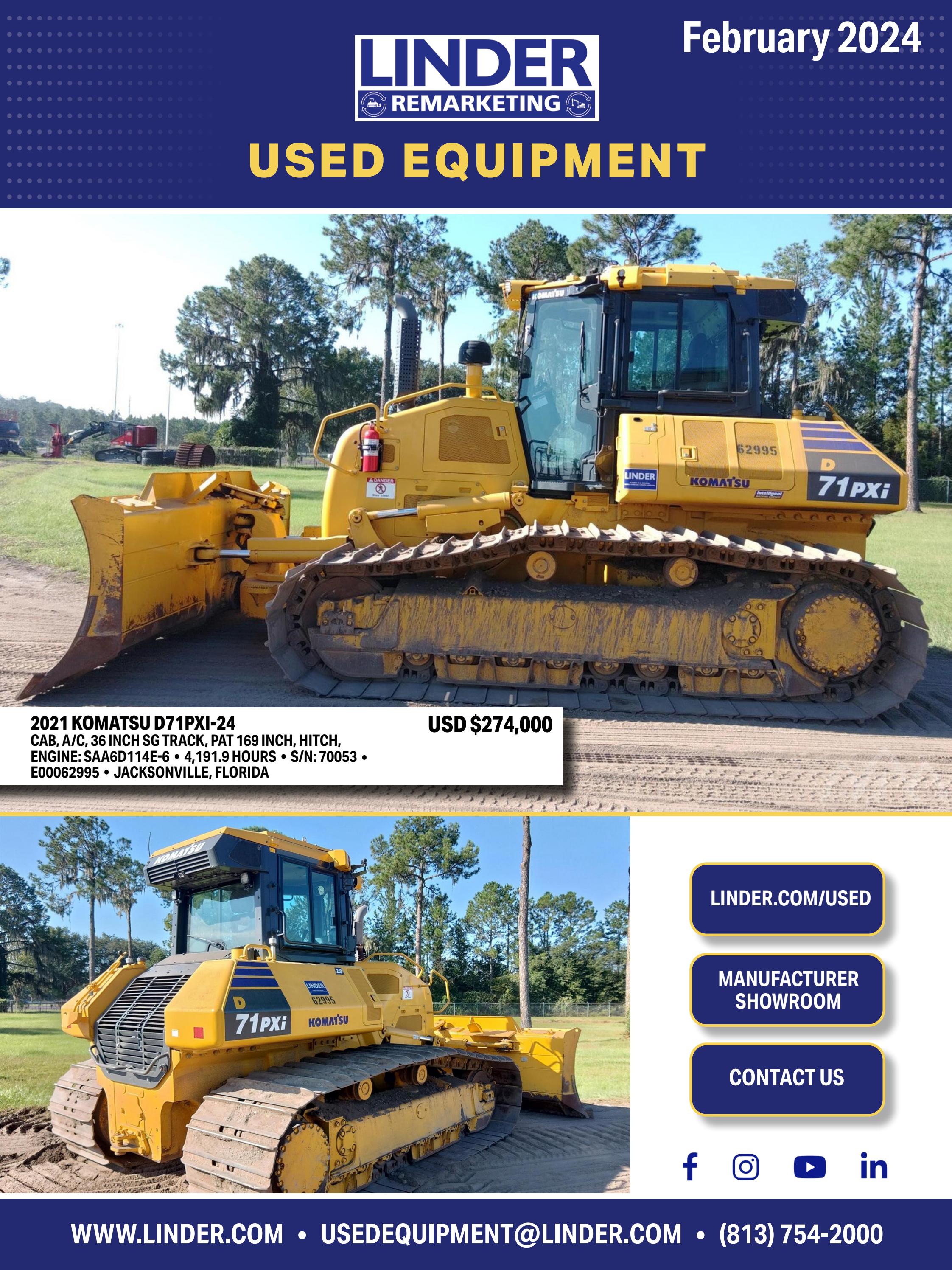 Linder Used Equipment February 2024 by Construction Publications, Inc - Issuu