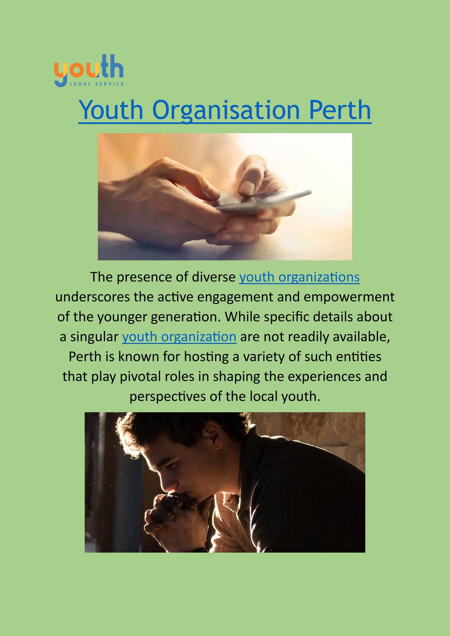 Youth Organisation Perth by Youth Legal Serviceinc - Issuu