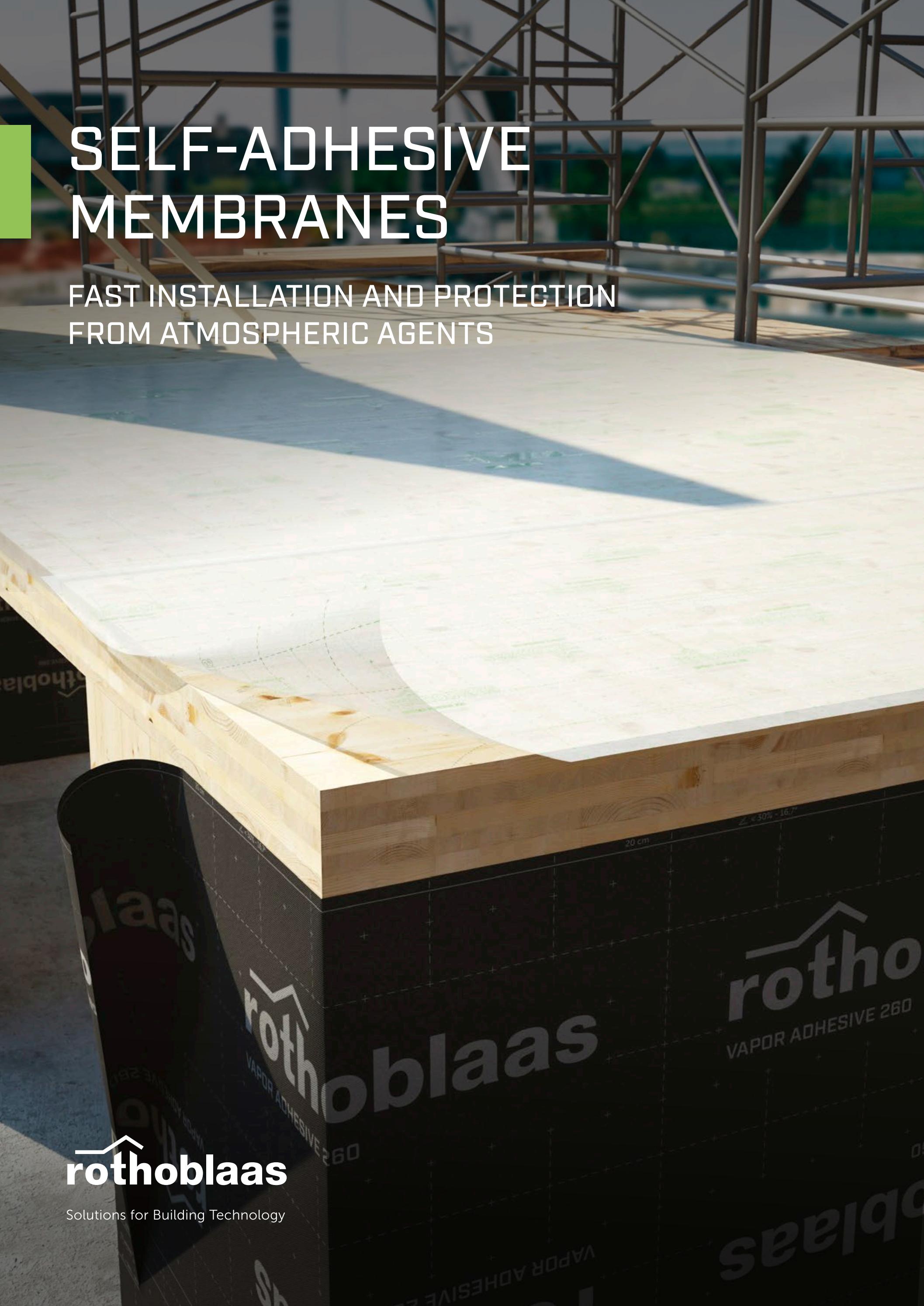 SELF-ADHESIVE MEMBRANES by Rothoblaas - Issuu