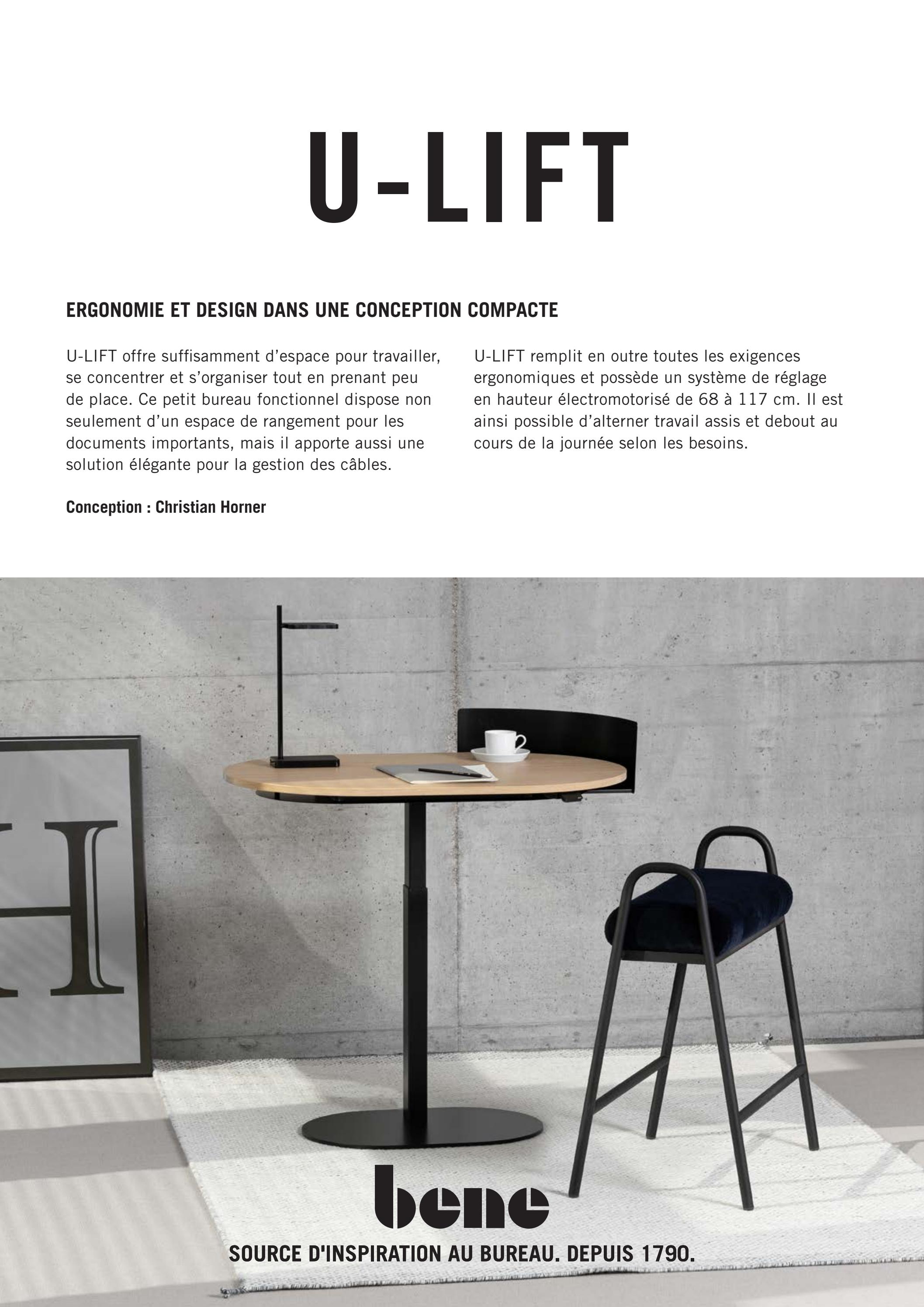 fiche-technique-bene-u-lift by Bene Office - Issuu