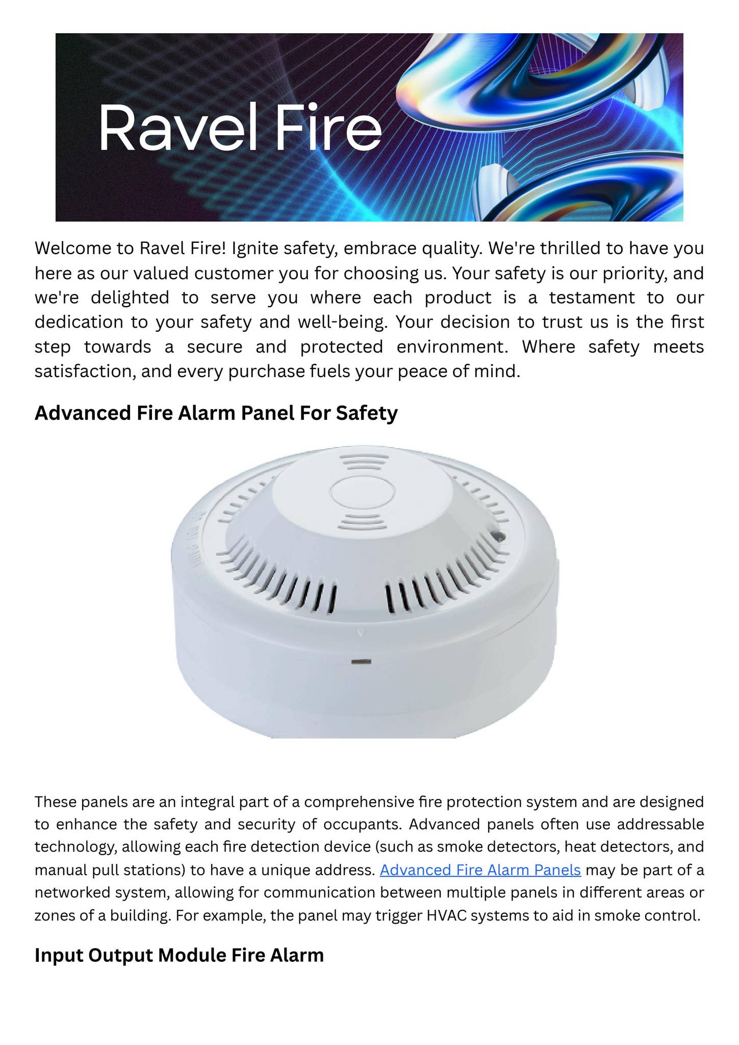 Advanced Fire Alarm Panel For Safety by Ravel Fire - Issuu