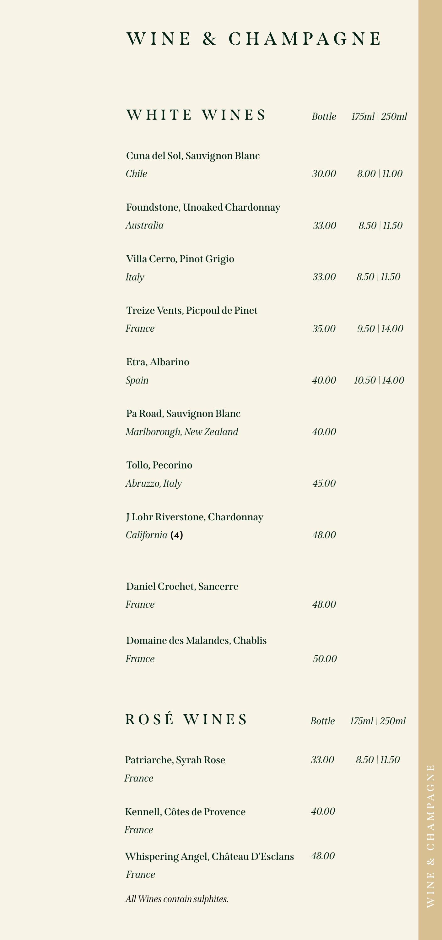 Radisson Limerick Drinks Menu by iNUA Hospitality - Issuu