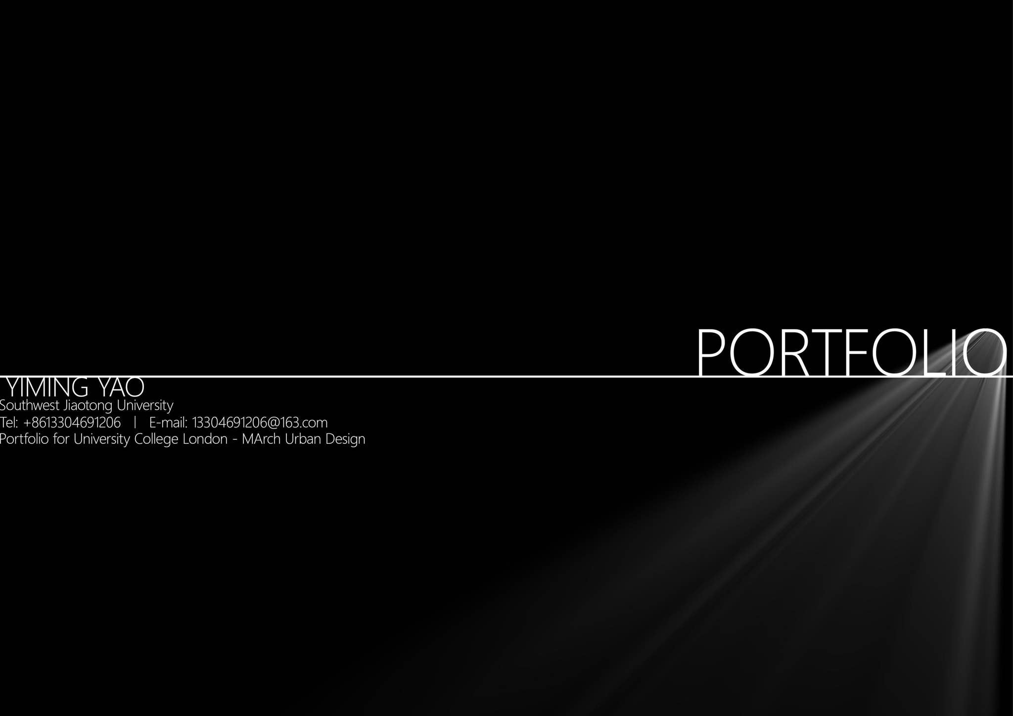 Yiming Yao Portfolio for UCL March Urban Design by PaintingDog - Issuu