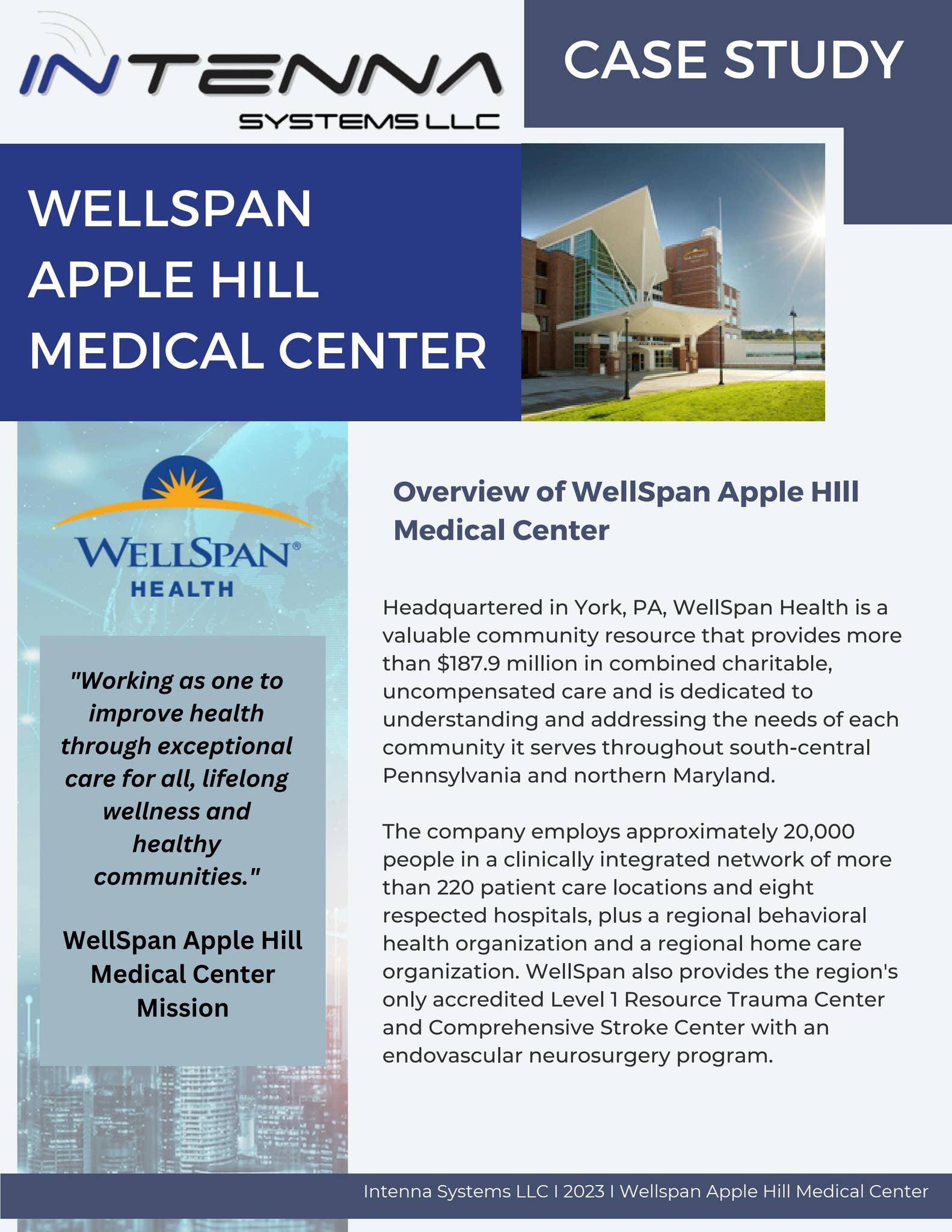 Wellspan Apple Hill Medical Center Case Study by ZenWorx Marketing - Issuu