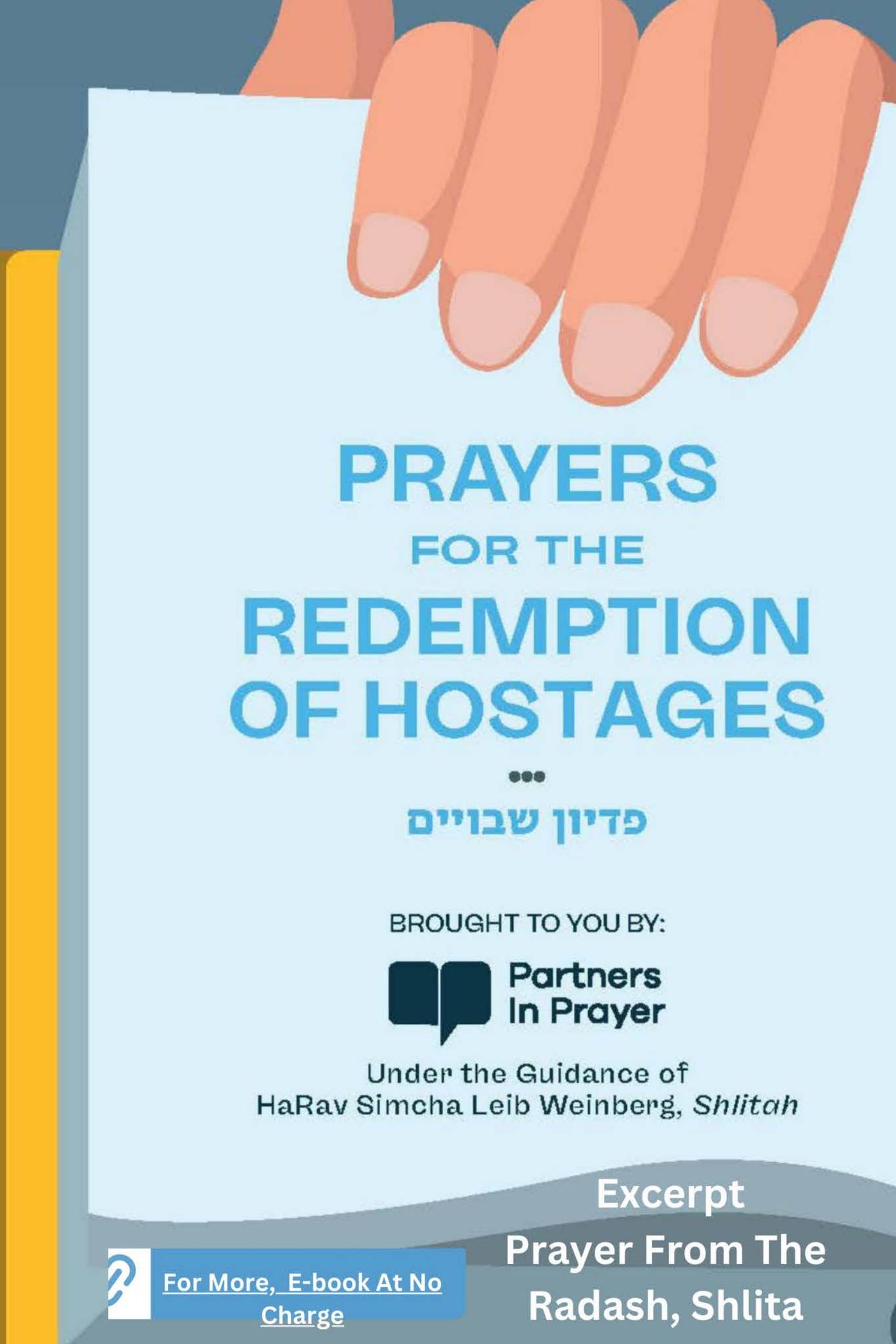 Excerpt, Prayer from the Radash, Prayers for the Redemption of Hostages ...