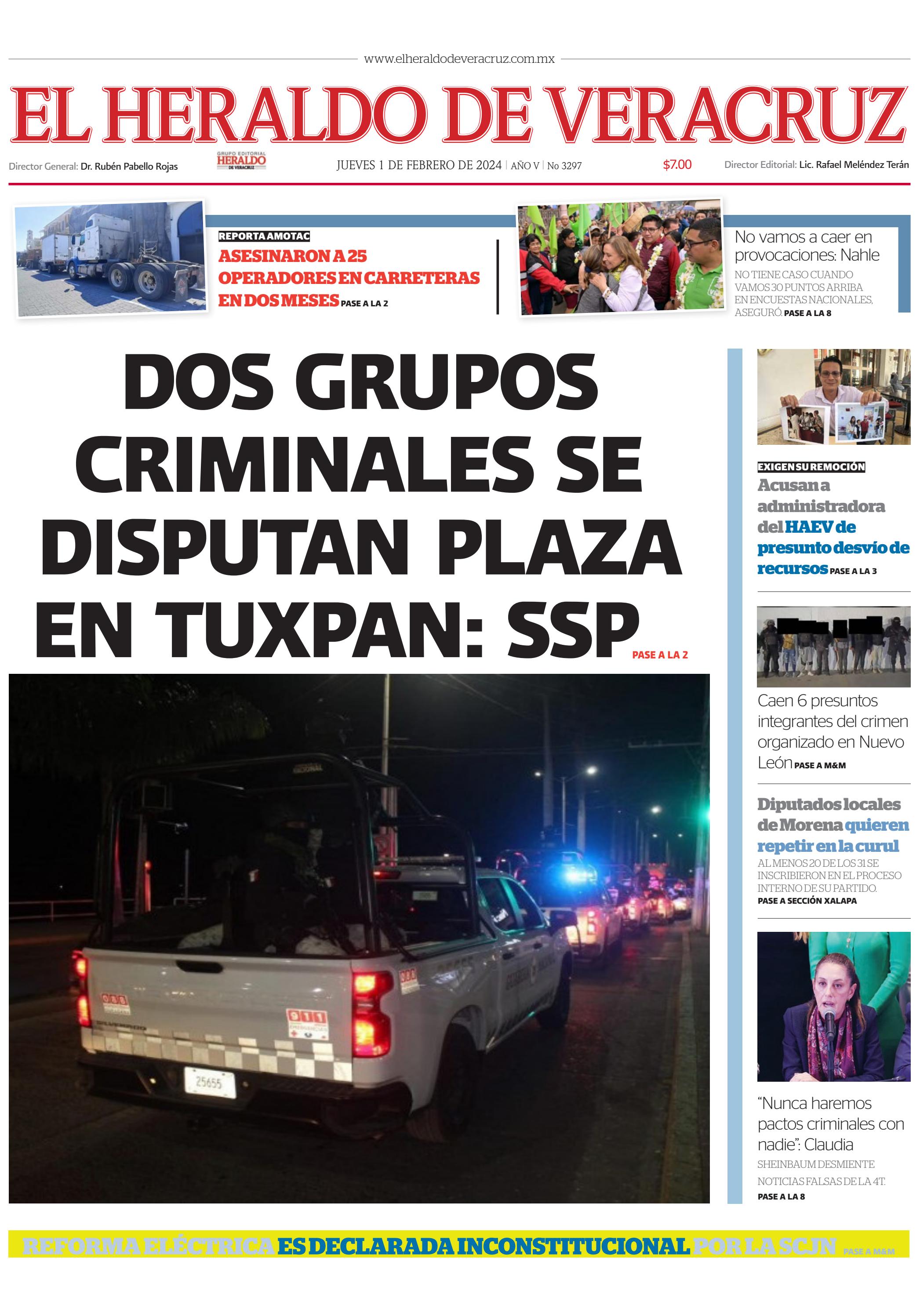 El Heraldo de Veracruz 1 de Febrero de 2024 by poza_acme - Issuu