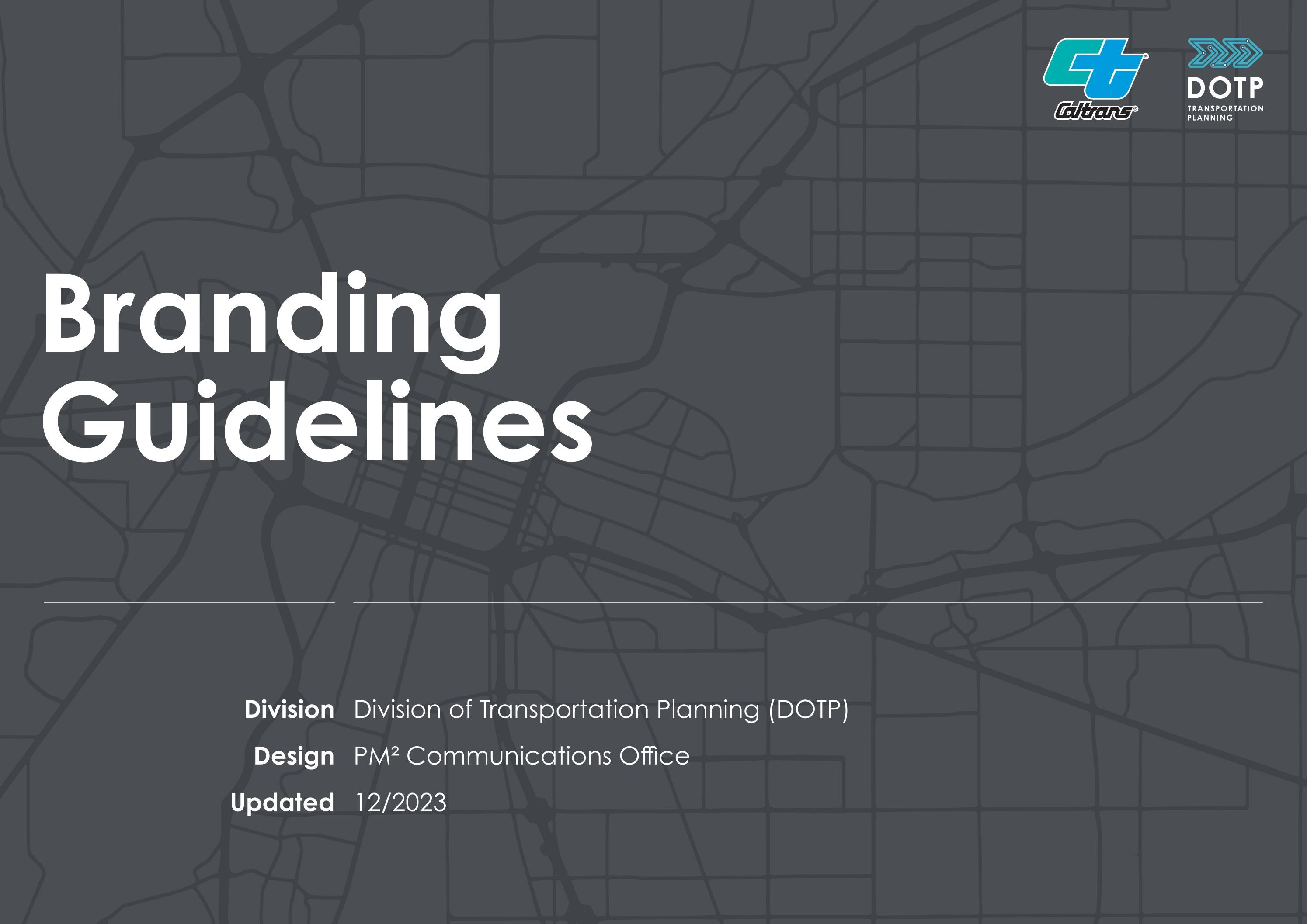 Division of Transportation Planning (DOTP) Branding Guidelines by ...