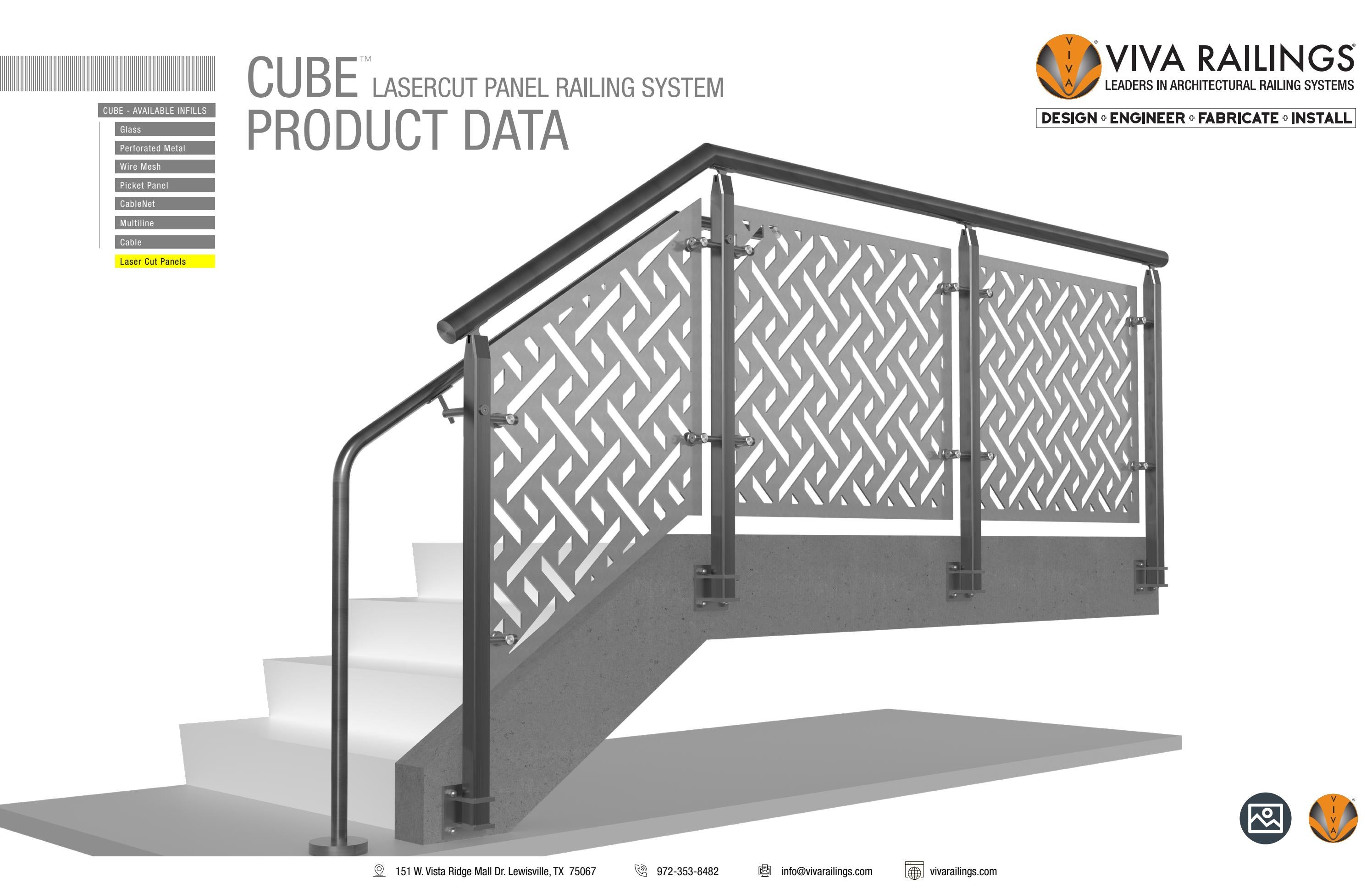CUBE LaserCut Panel Product Data by viva.railings - Issuu