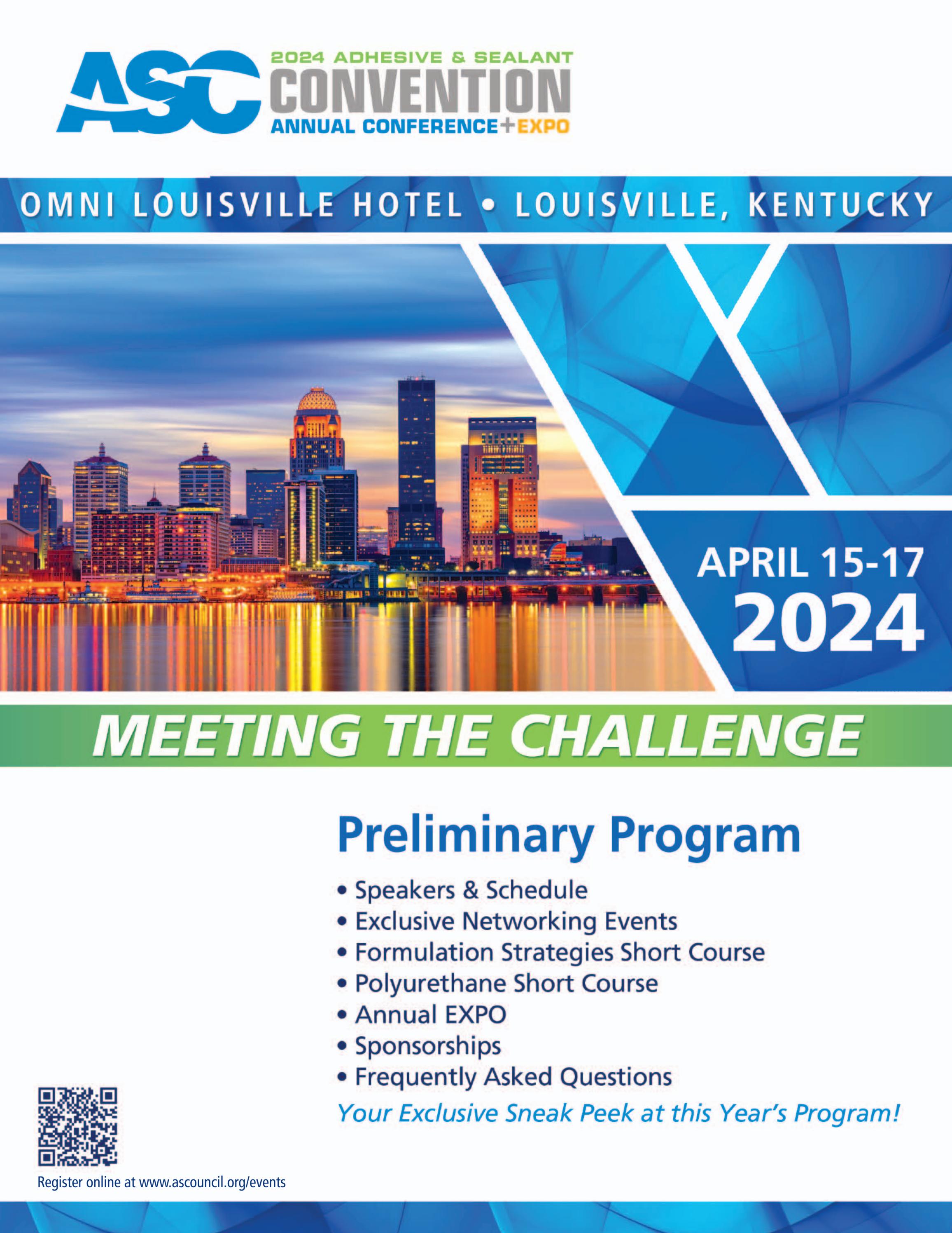 2024 ASC Annual Convention & EXPO Preliminary Program by The Adhesive ...