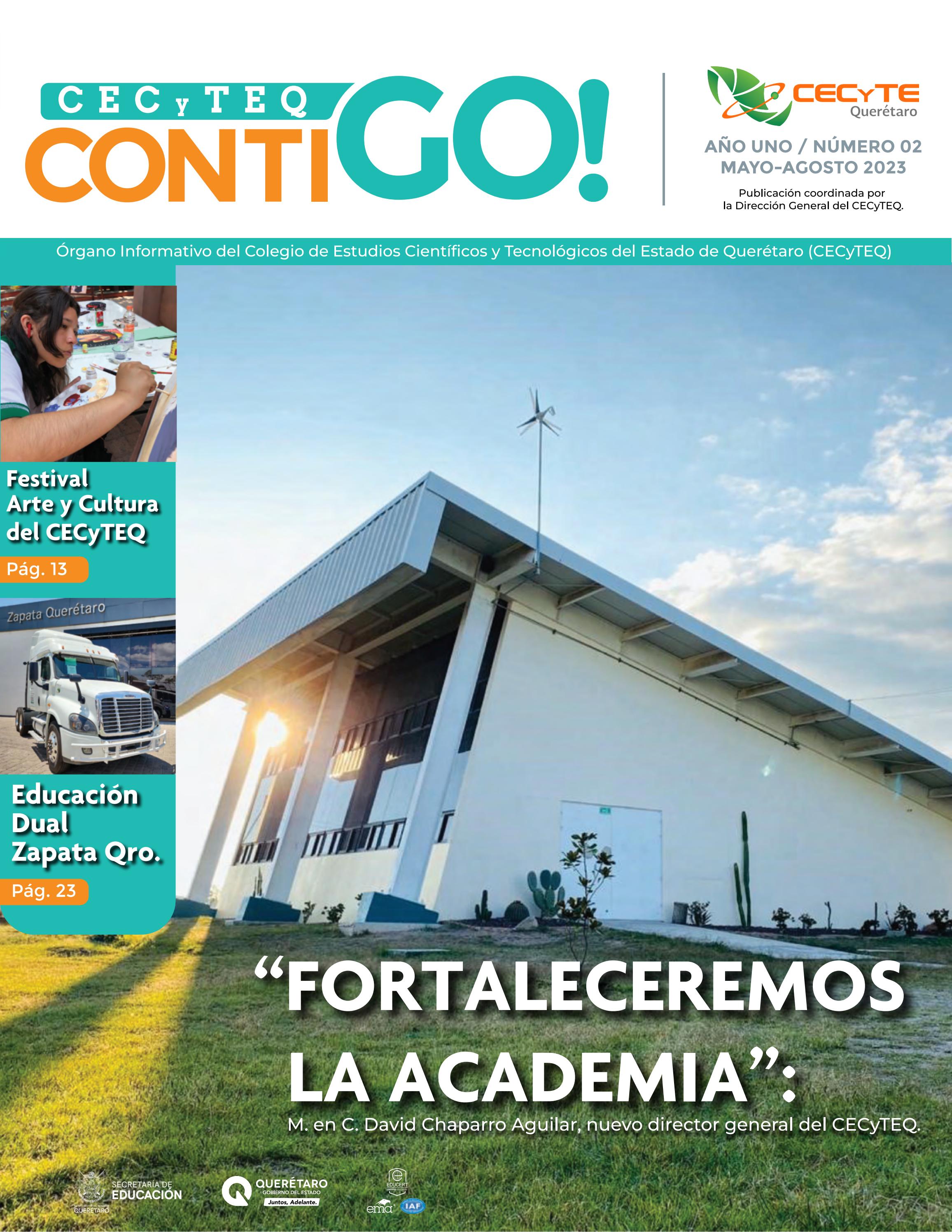 CECyTEQ ContiGO AÑO UNO / NÚMERO 002 by CECyTE Querétaro - Issuu