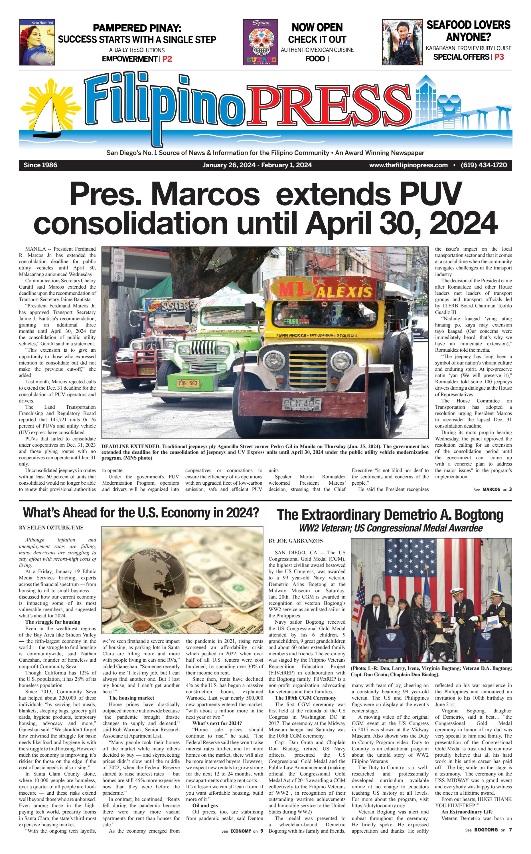 The Filipino Press: January 26 - February 1, 2024 by The Filipino Press ...