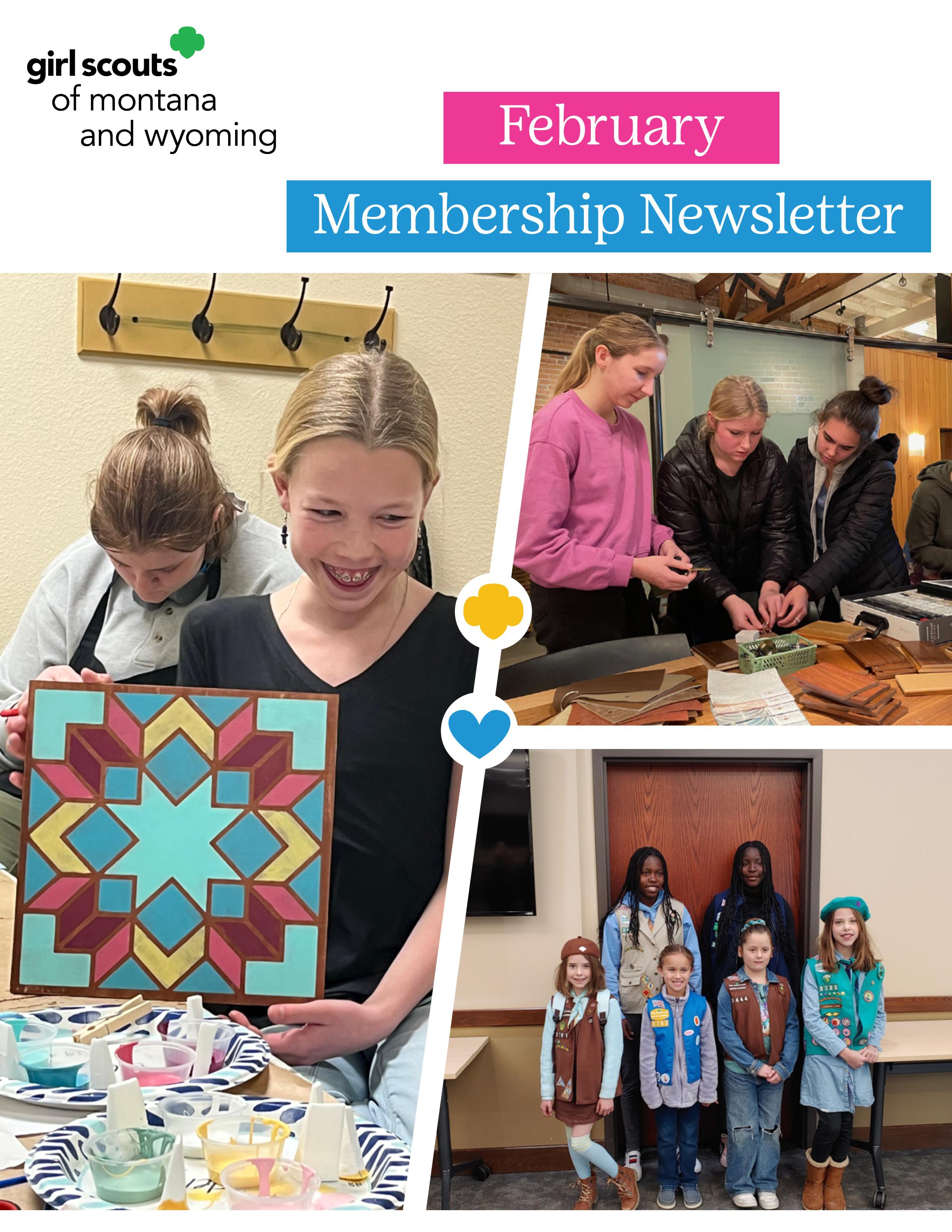 February Monthly Membership Newsletter by Girl Scouts of Montana and ...
