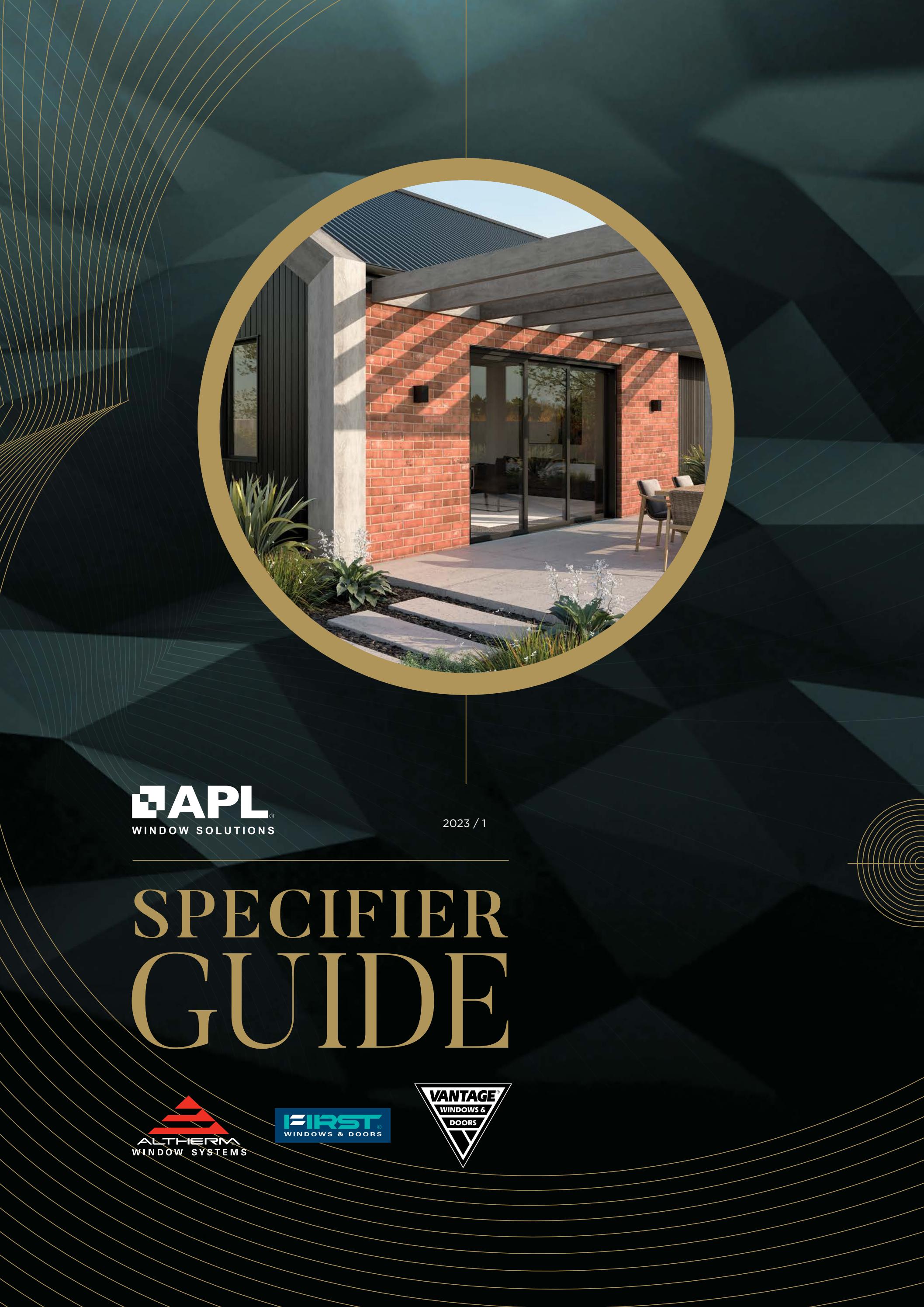 APL Specifier Guide by APL Window Solutions - Issuu