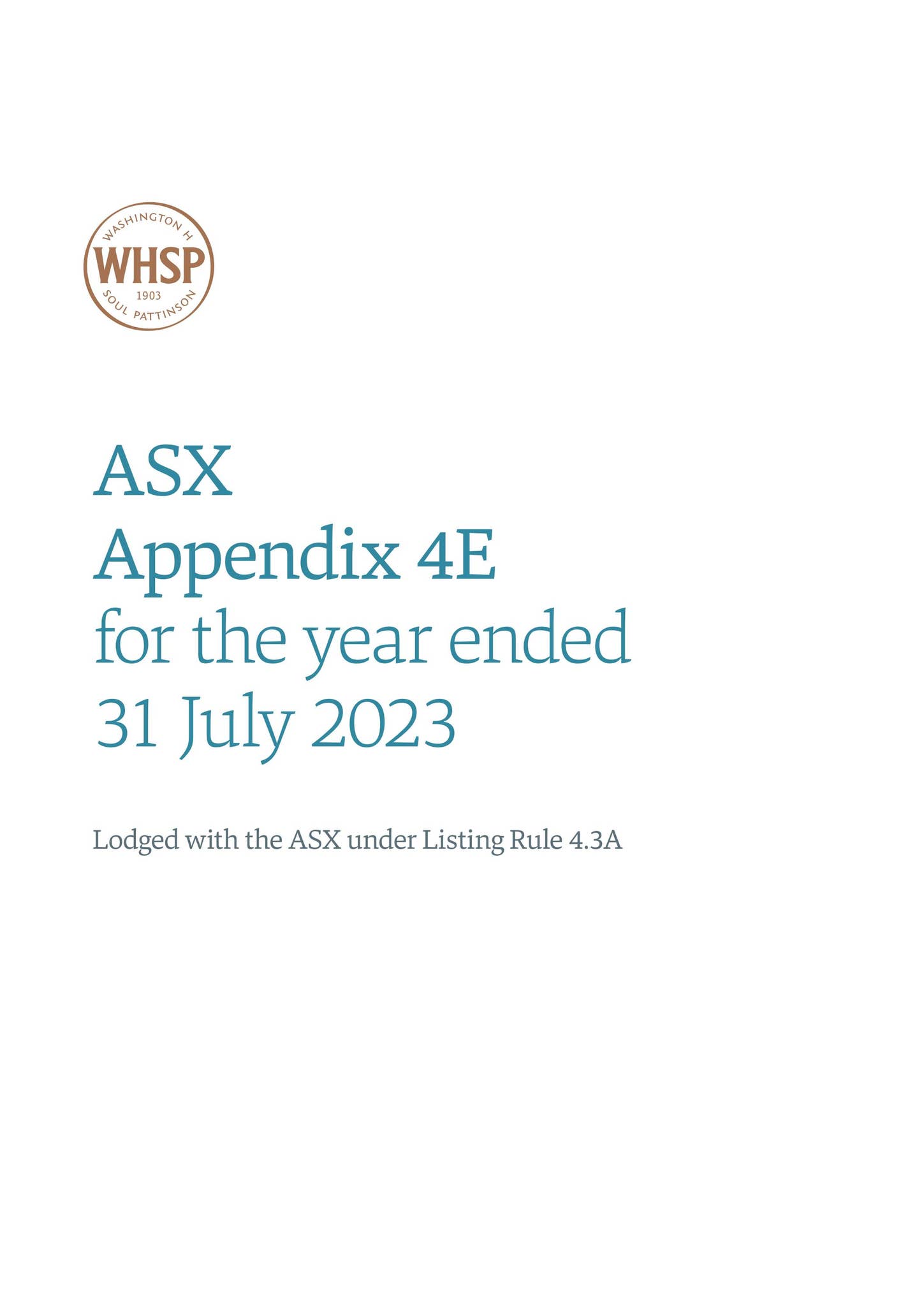 WHSP Annual Report 2023 by APM Graphics Management - Issuu