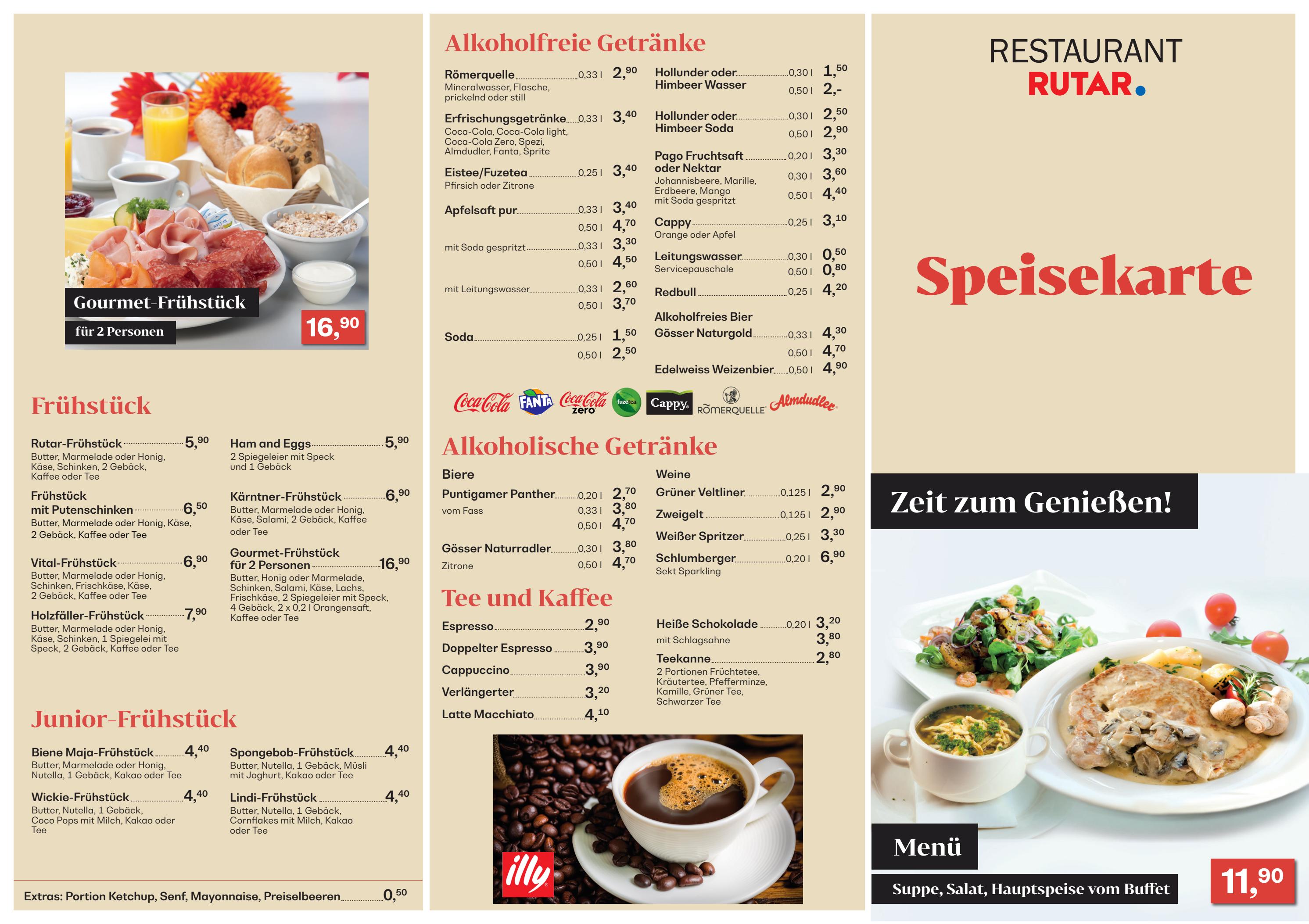 Rutar Speisekarte by Rutar - Issuu