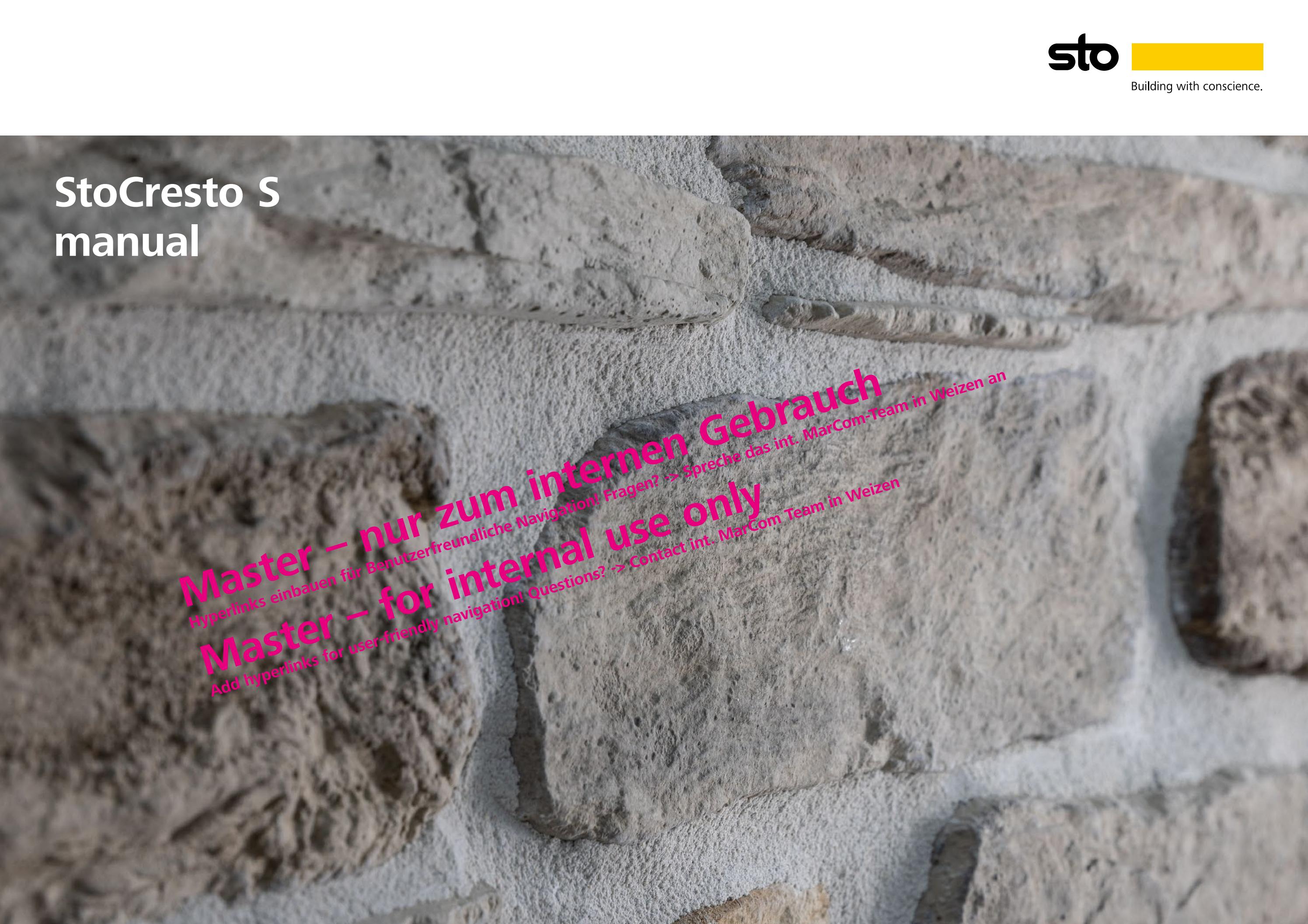 Reconstituted stone. Sto Cresto S by Sto Werkstatt - Issuu