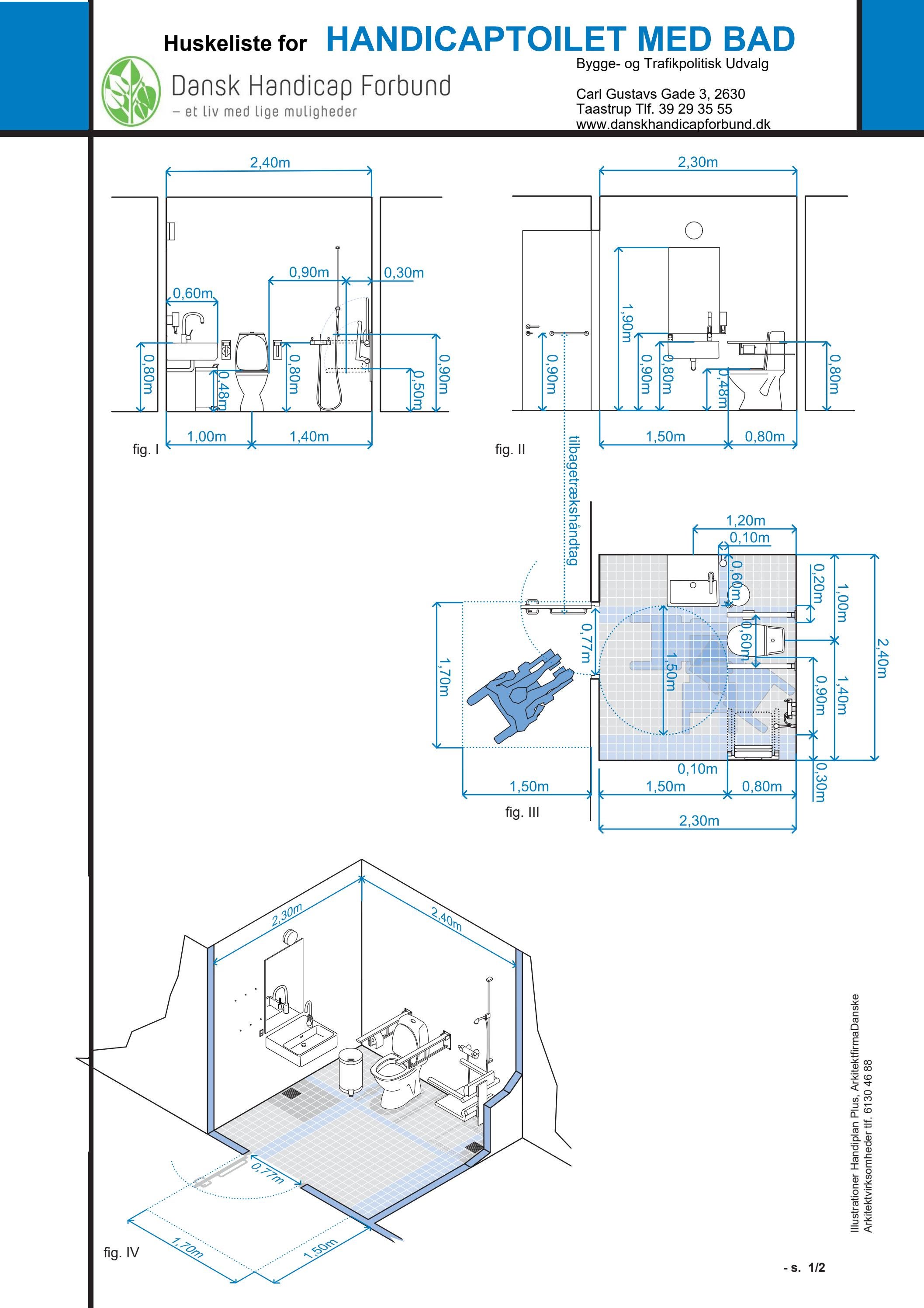 Huskeliste for handicaptoilet med bad by Dansk Handicap Forbund - Issuu