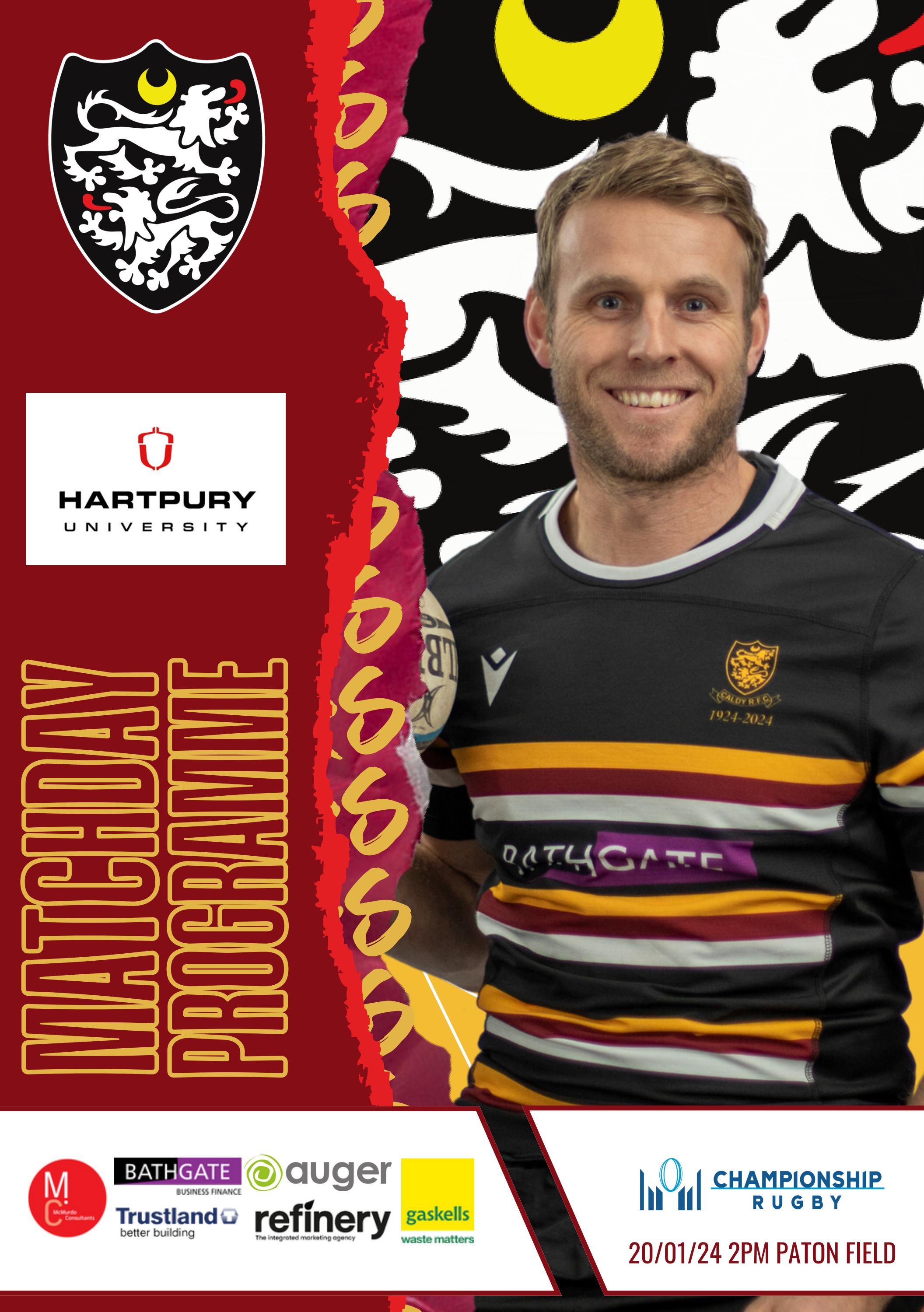 Caldy RFC Vs Hartpury - Championship Rugby by Caldy Rugby Club - Issuu