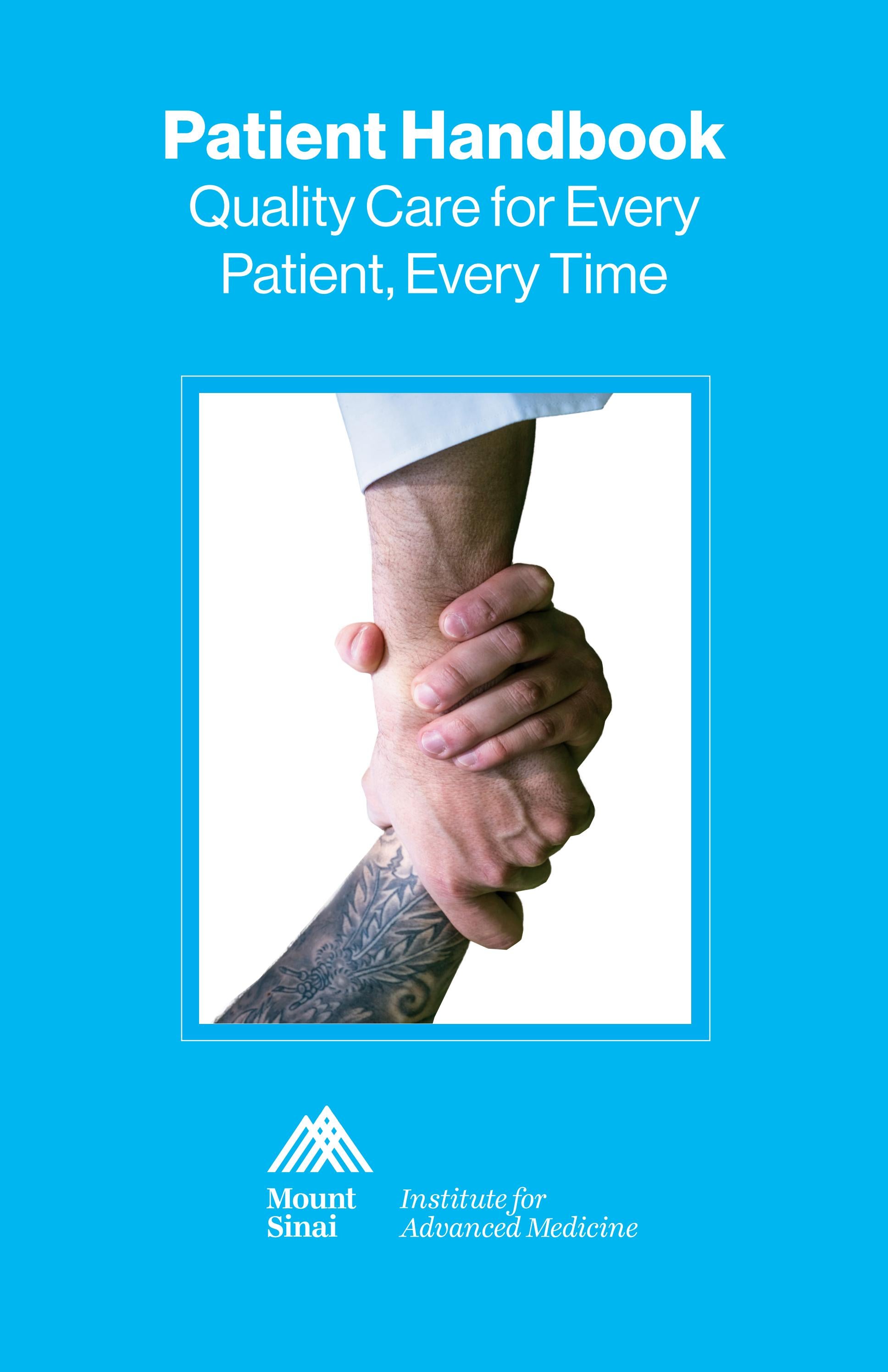 Mount Sinai Institute for Advance Medicine Patient Handbook by Mount ...