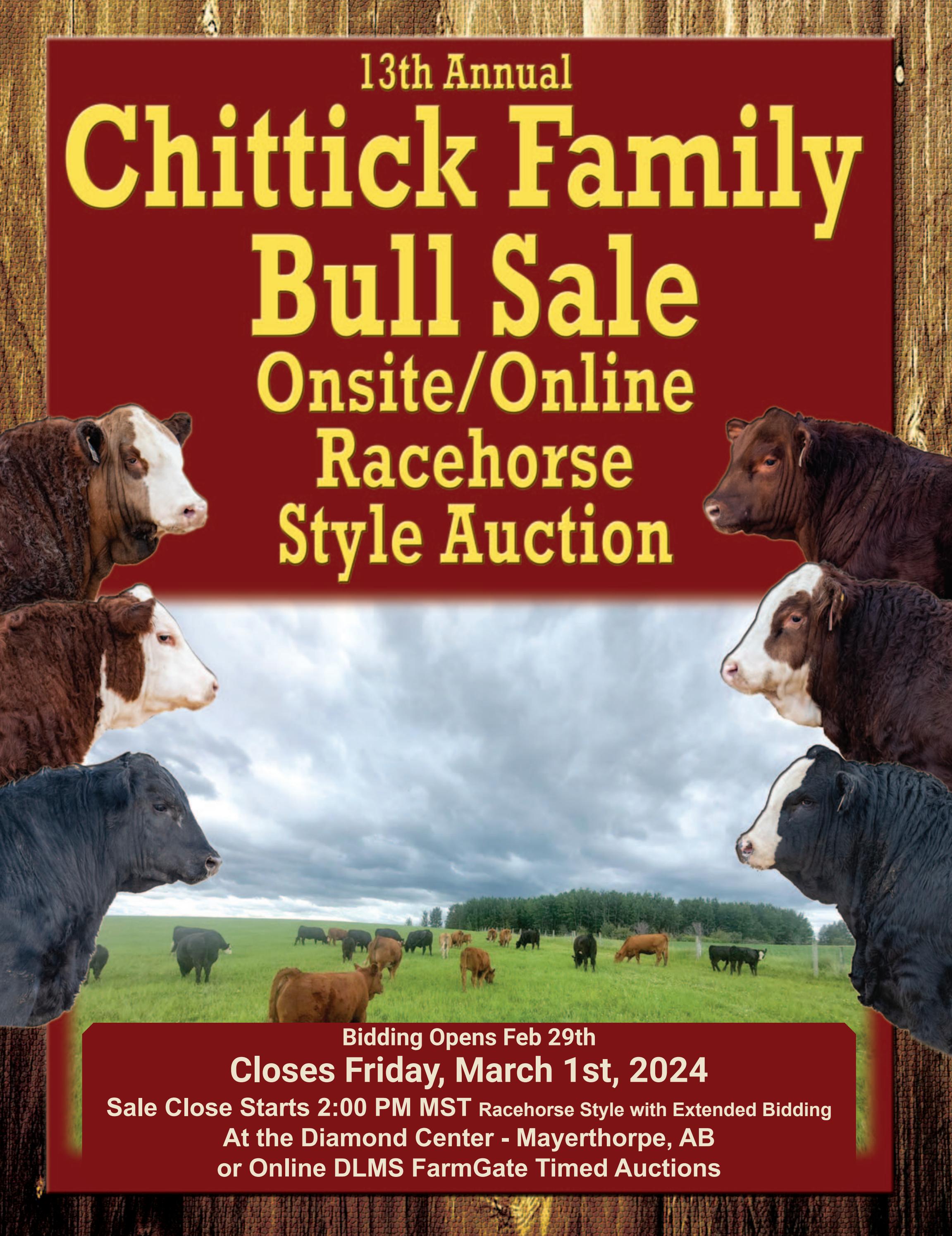 Chittick Family Bull Sale 2024 13th by DLMS-Cattlevids.ca - Issuu