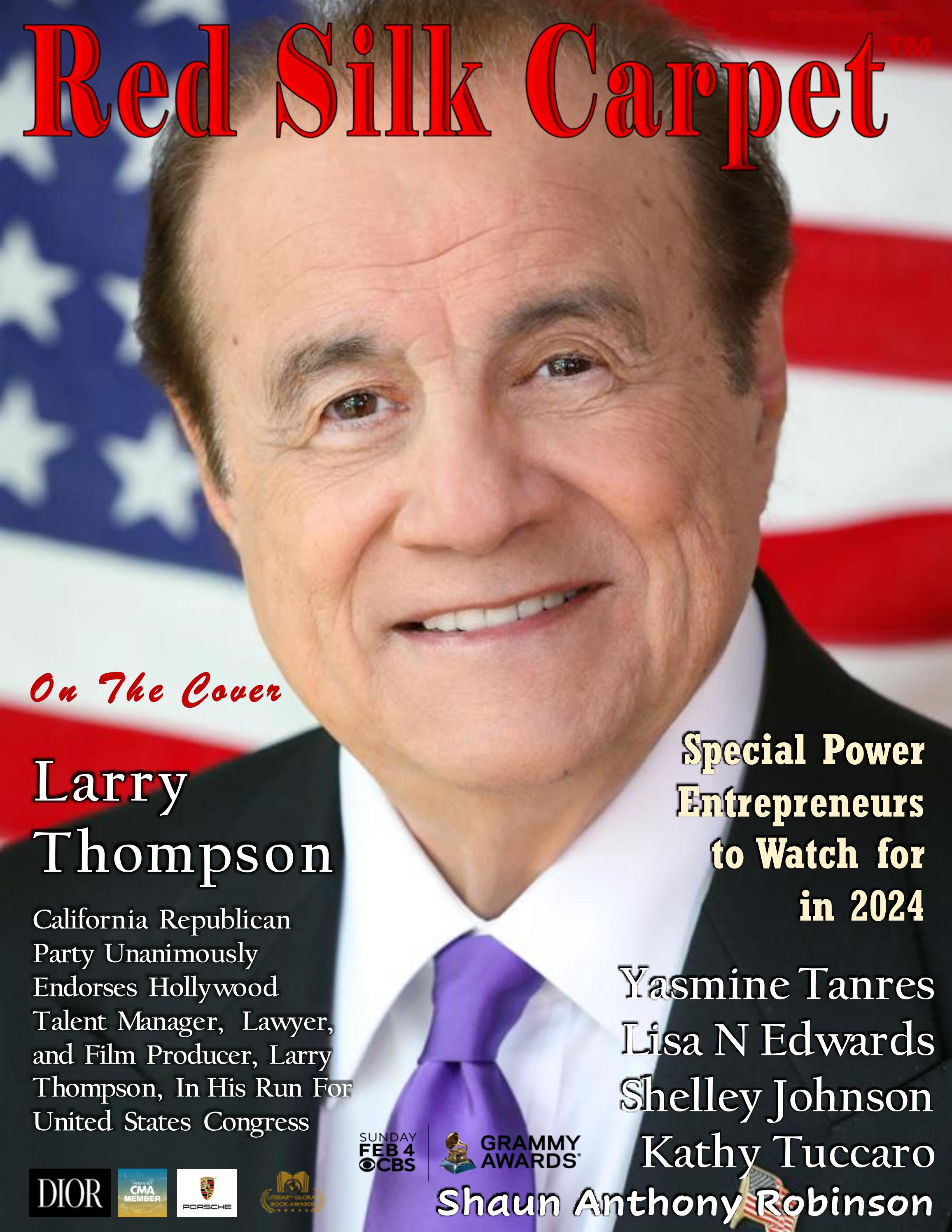 Red Silk Carpet Digital Cover Larry Thompson Jan 2024 by Shelly ...
