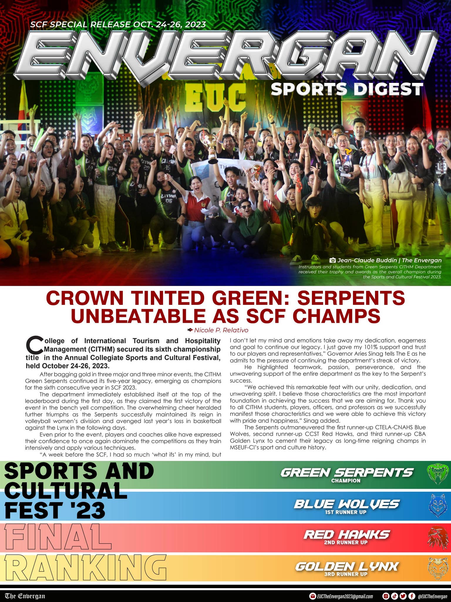 Sports Digest | The Envergan by The Envergan - Issuu