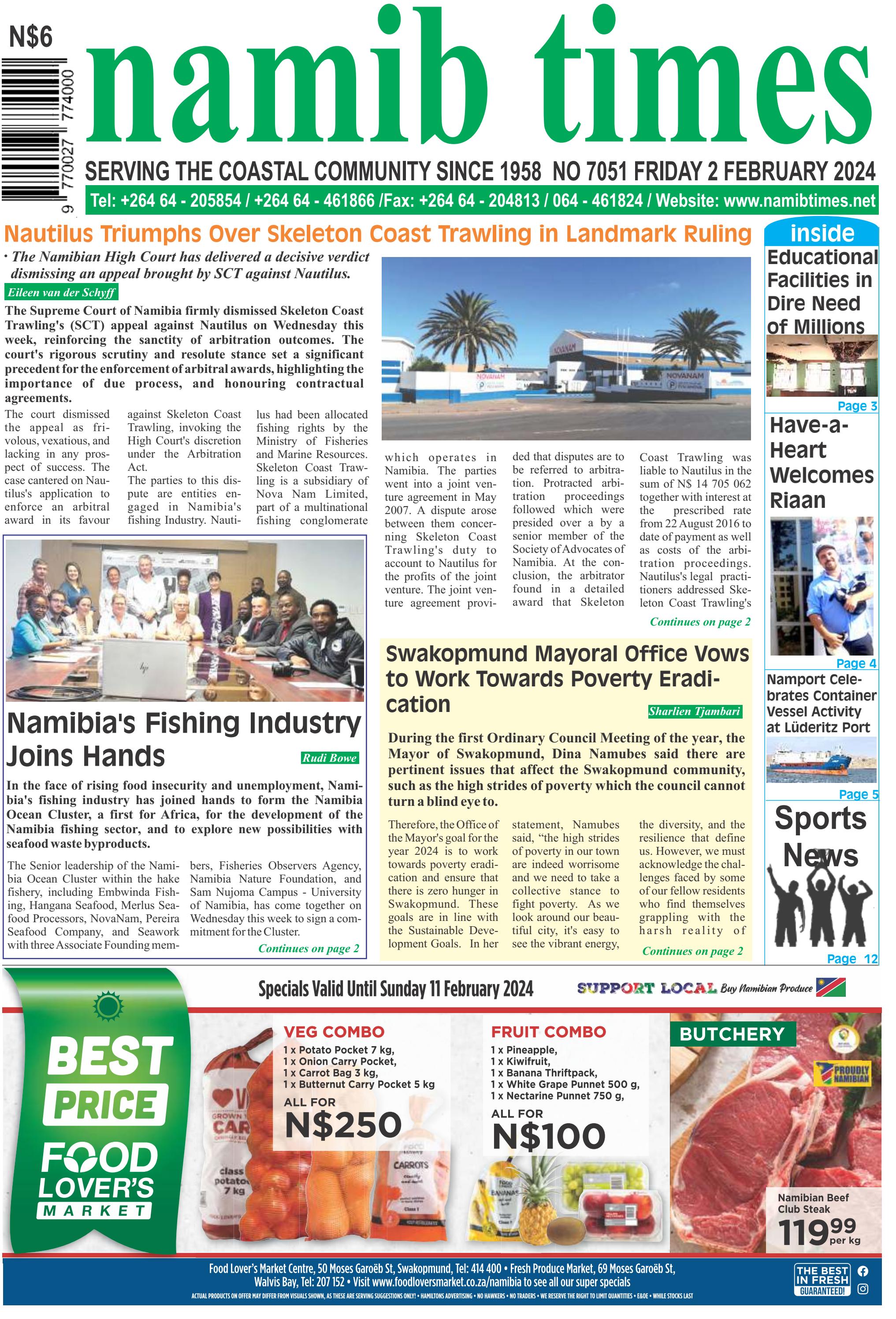 2 feb namib times e-edition by Namib Times Virtual - Issuu