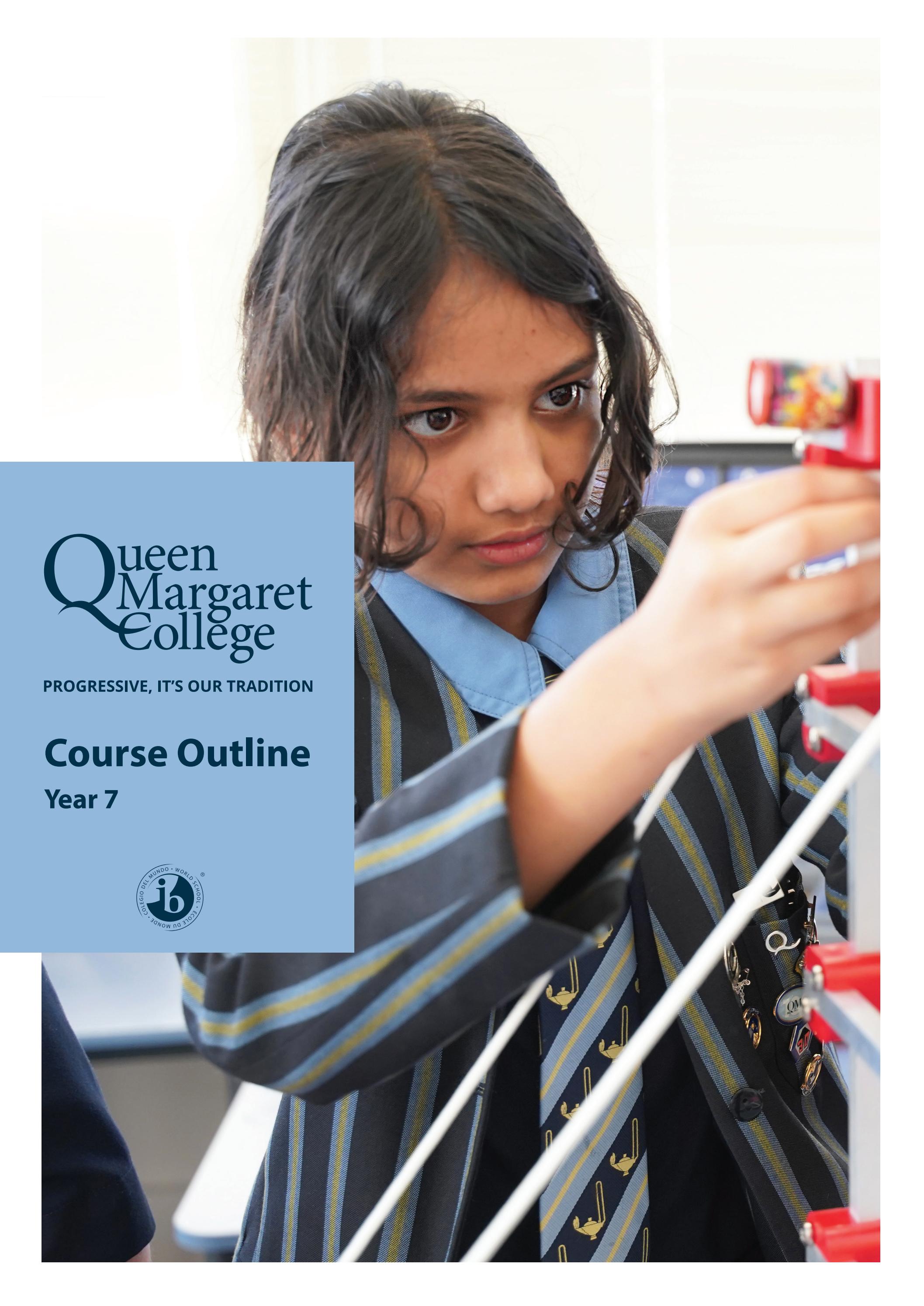 QMC Course Outlines Year 7 2024 by QueenMargaretCollege - Issuu