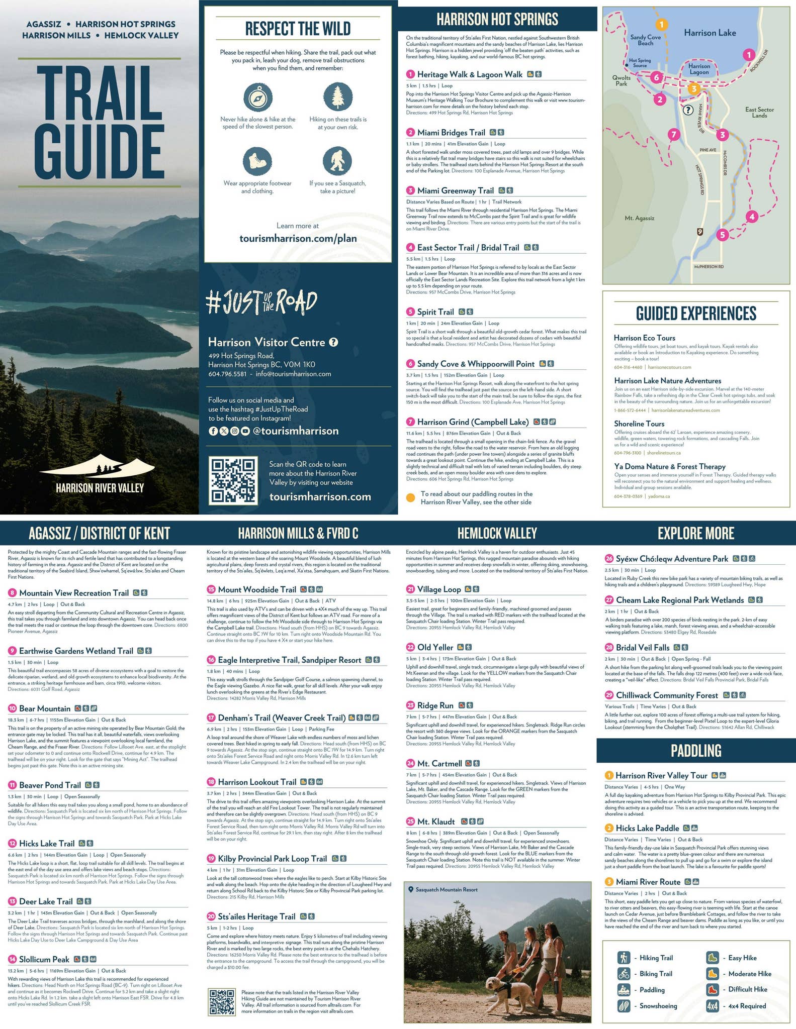 Harrison Hot Springs Hiking Guide by Tourism Harrison River Valley - Issuu