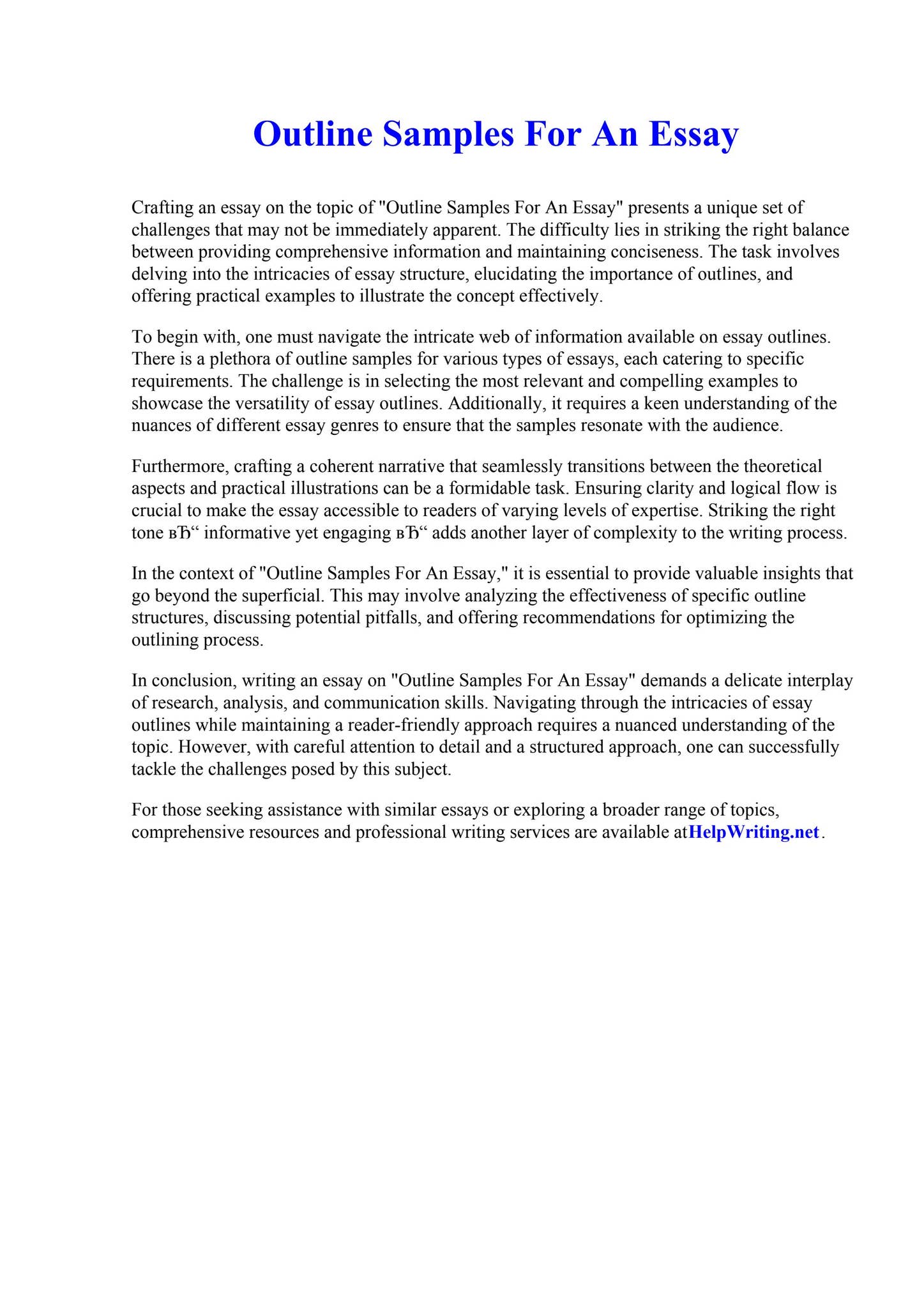 Outline Samples For An Essay by Ice Cream Writing Paper - Issuu