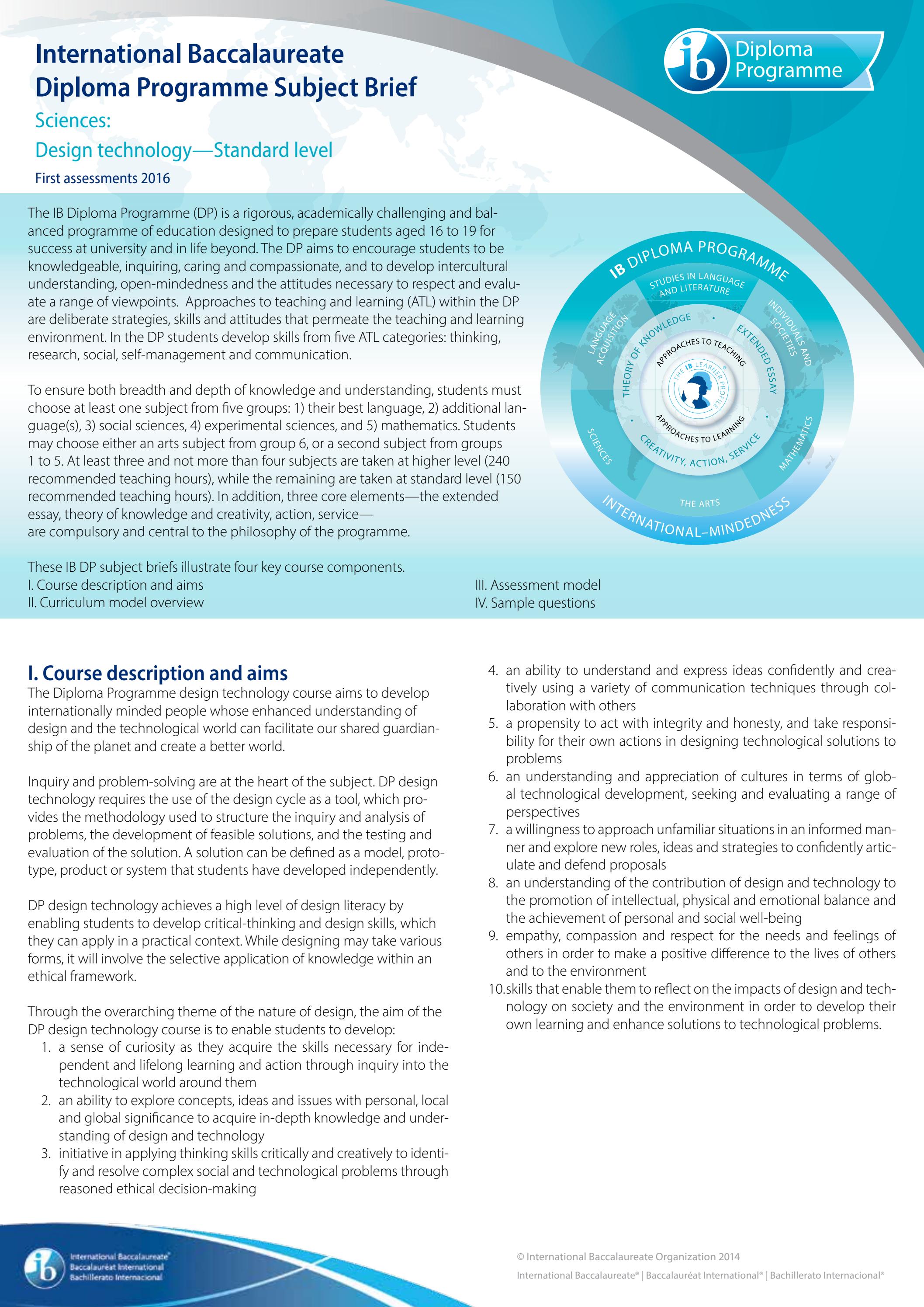 IB Design Technology SL by Presbyterian Ladies' College - Issuu