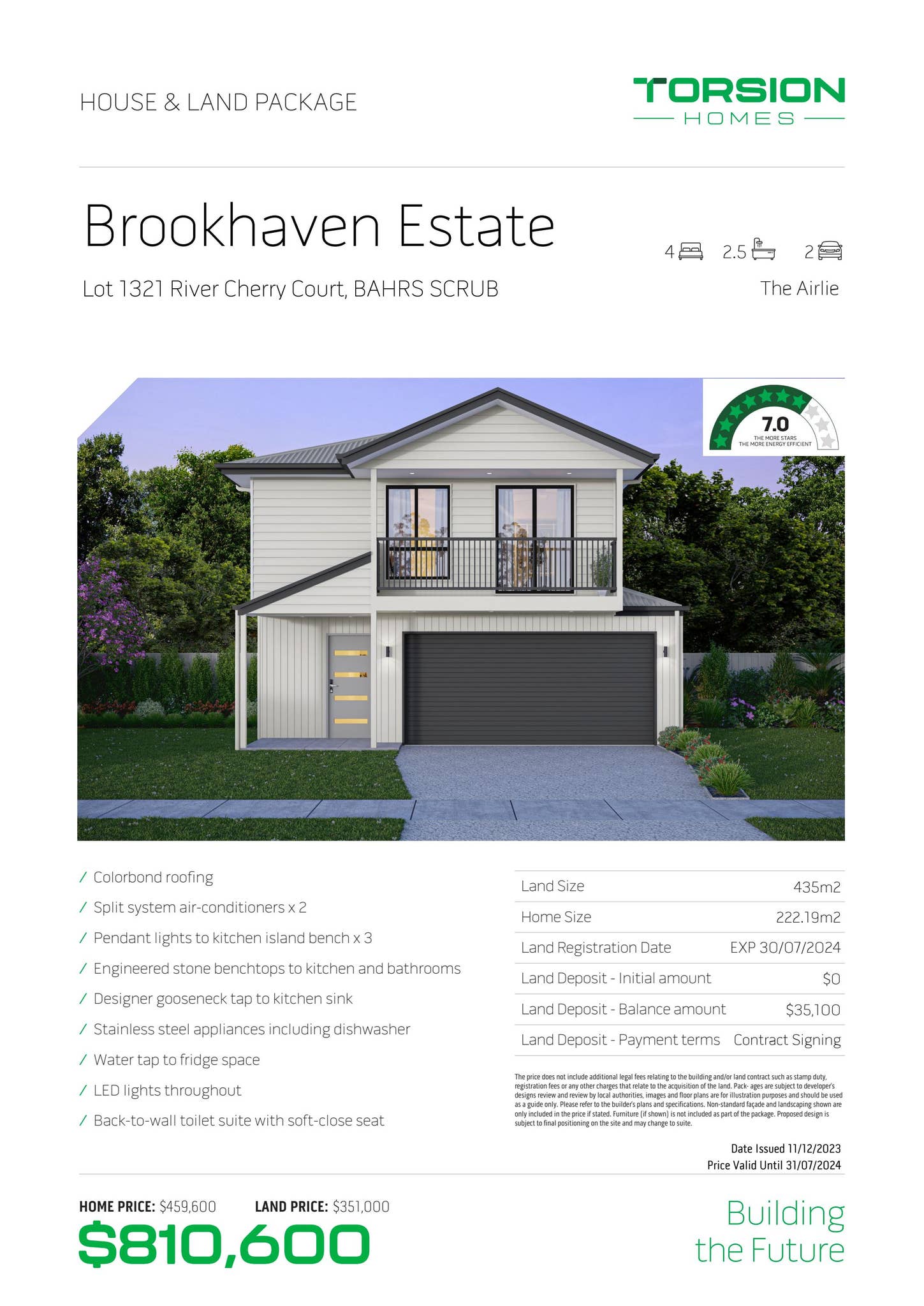 Brookhaven | Torsion Homes| House and Land The Airlie by Frasers ...
