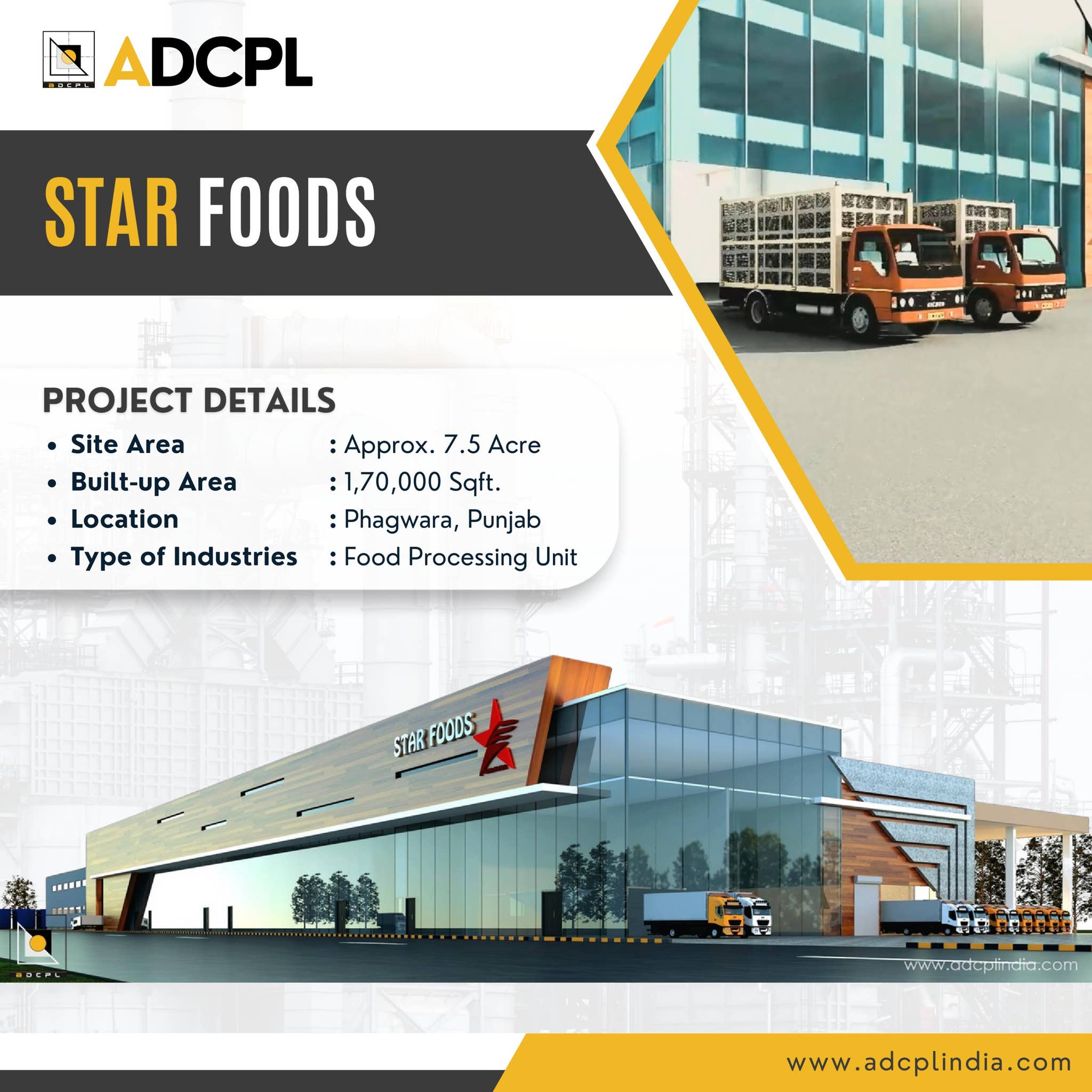 Star Foods Phagwara, Punjab by ADCPL : Aashray Design Consultants Pvt ...