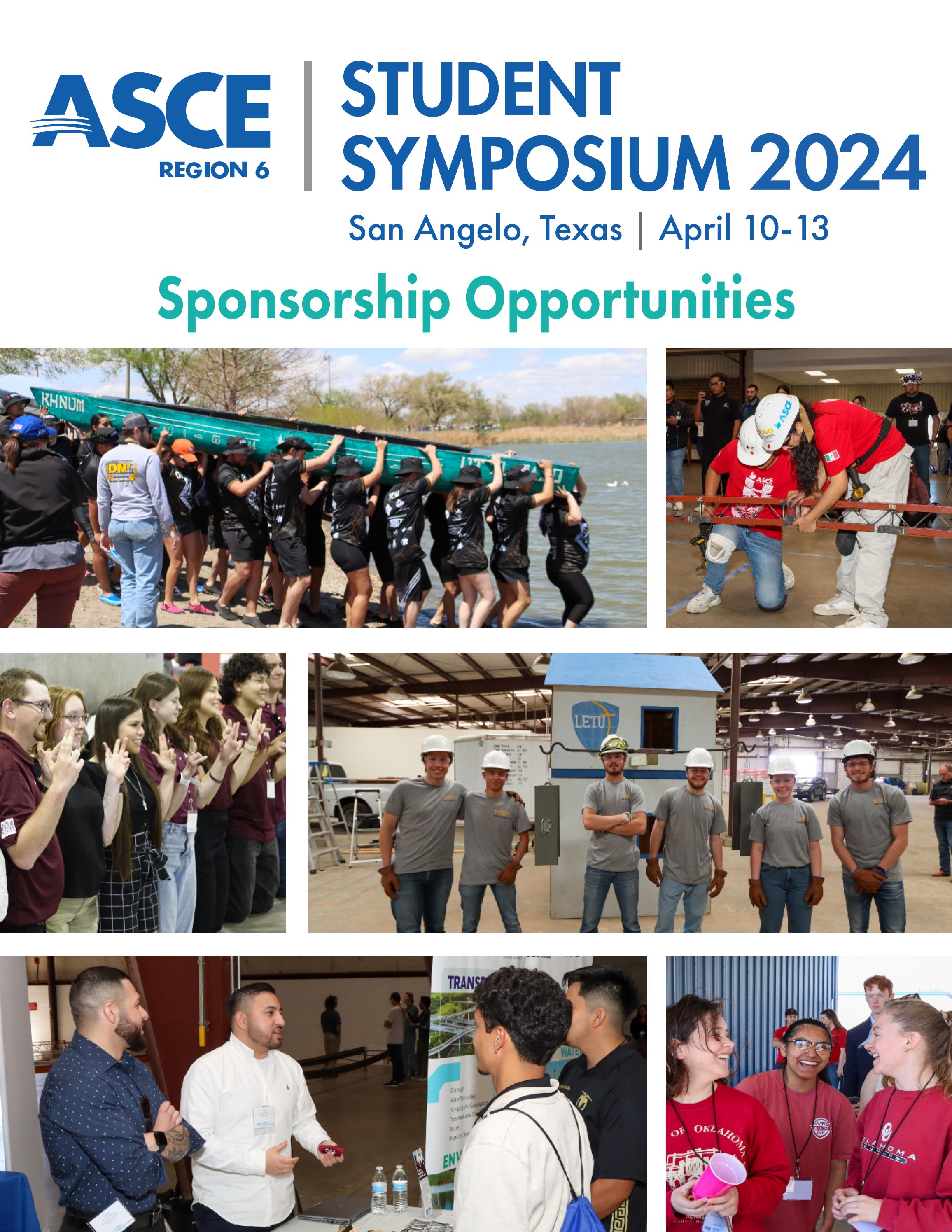 2024 ASCE Region 6 Student Symposium by TexasASCE - Issuu