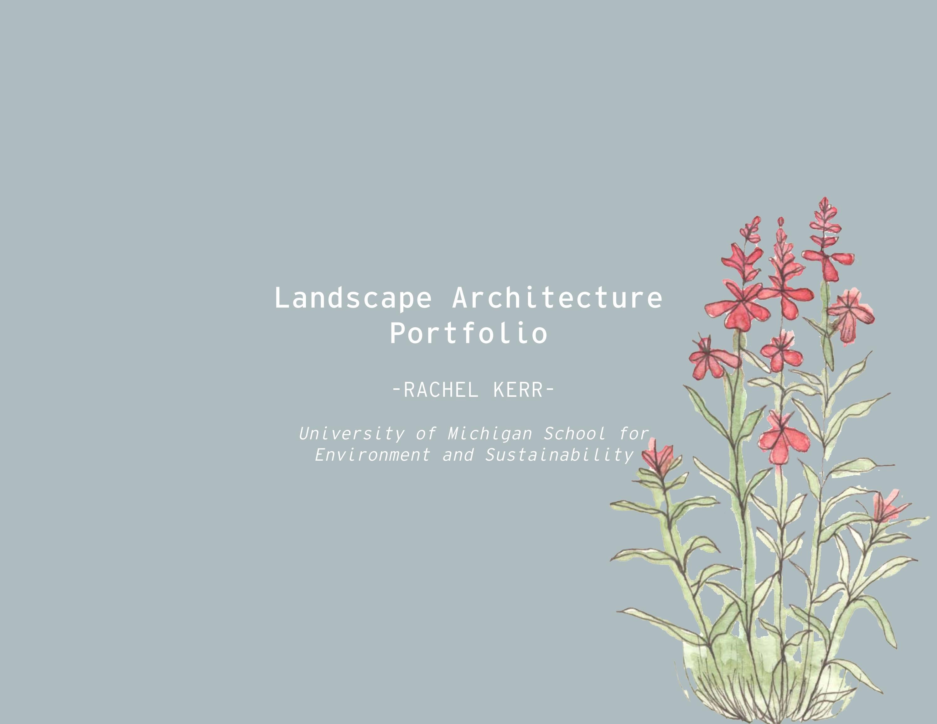 Landscape Architecture Portfolio by rjkerr - Issuu