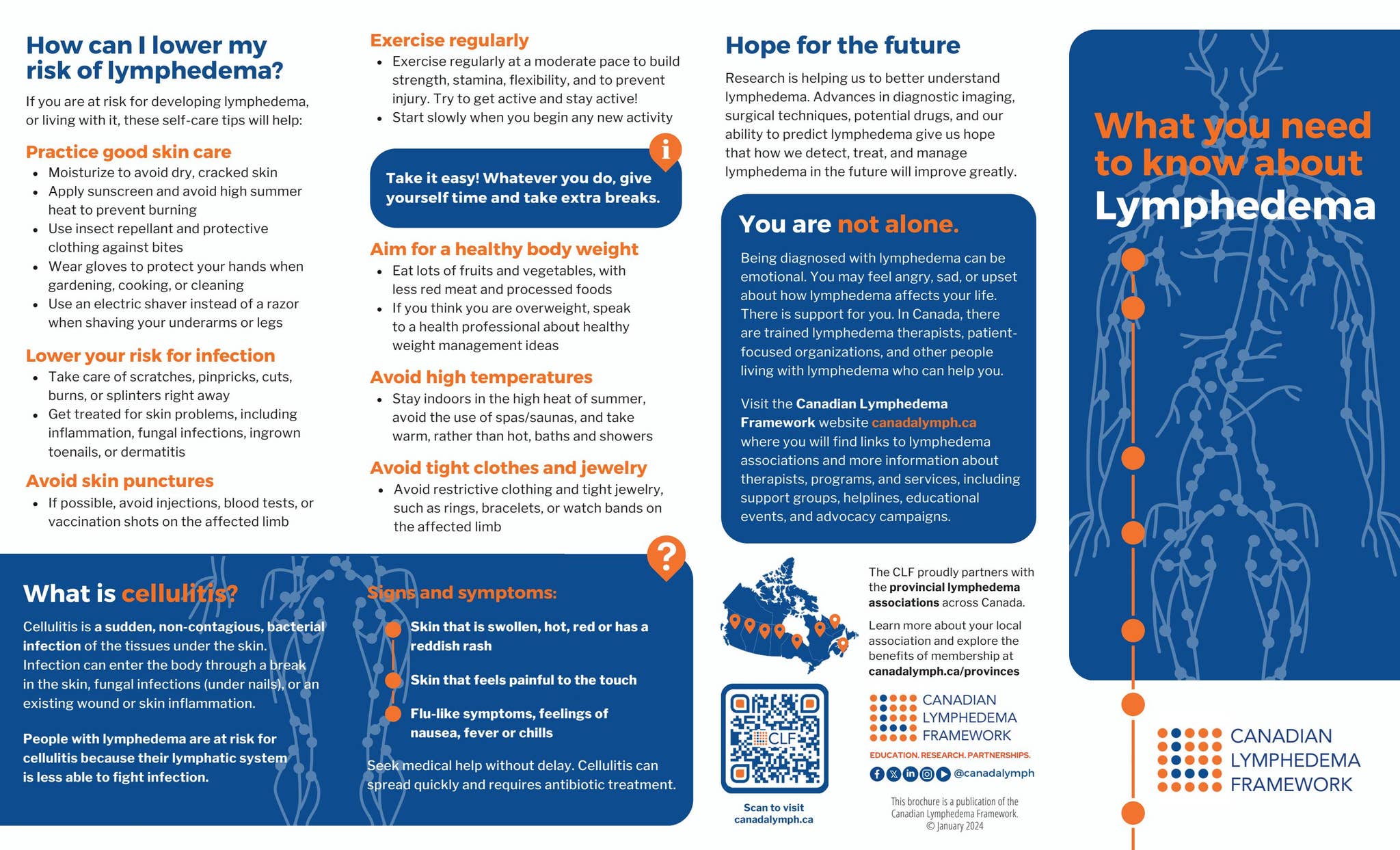 CLF Patient Education Brochure (Downloadable) by Canadian Lymphedema Framework - Issuu
