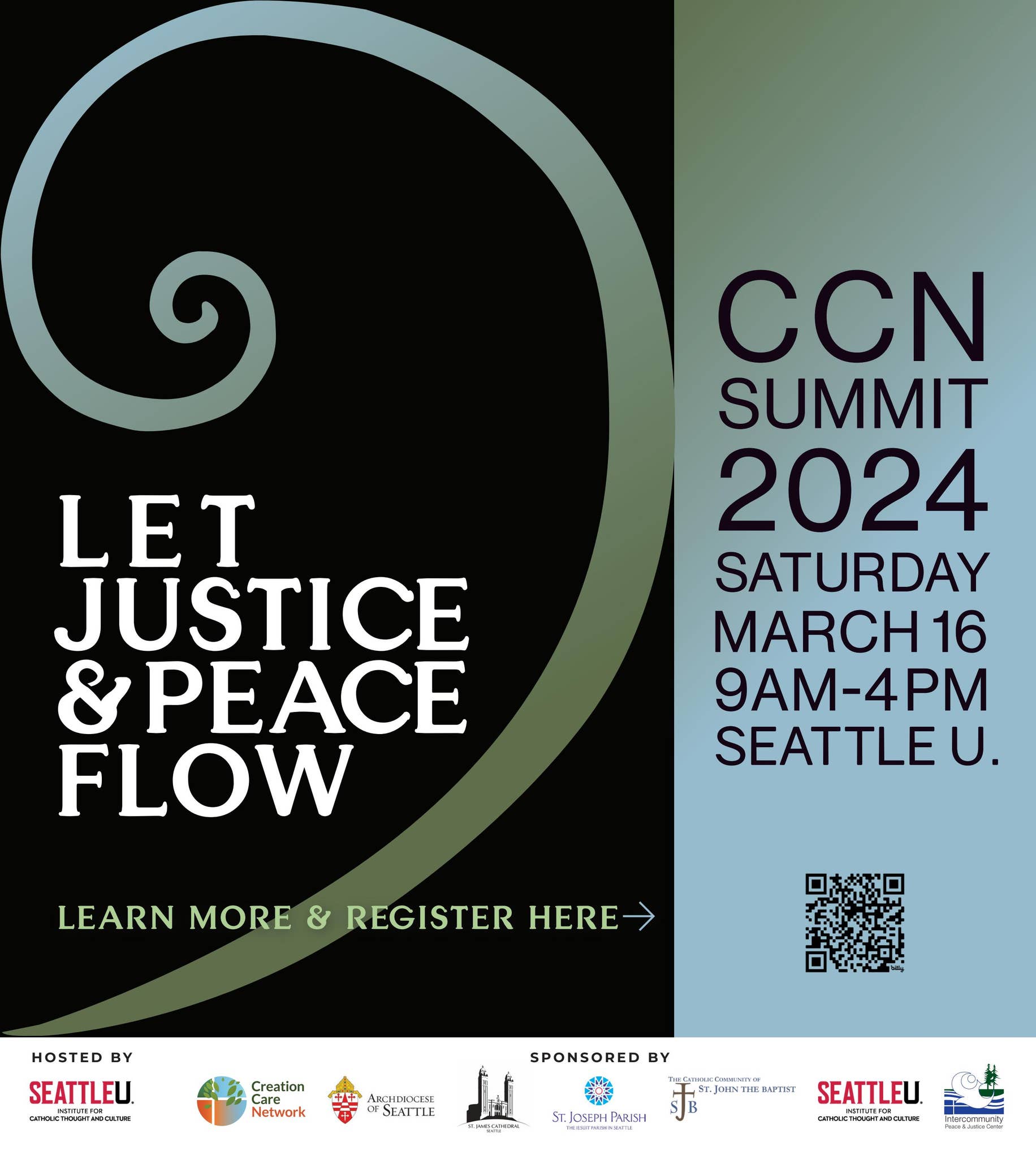 2024 CCN Summit Let Justice & Peace Flow flyer-QRcode-Print by ...
