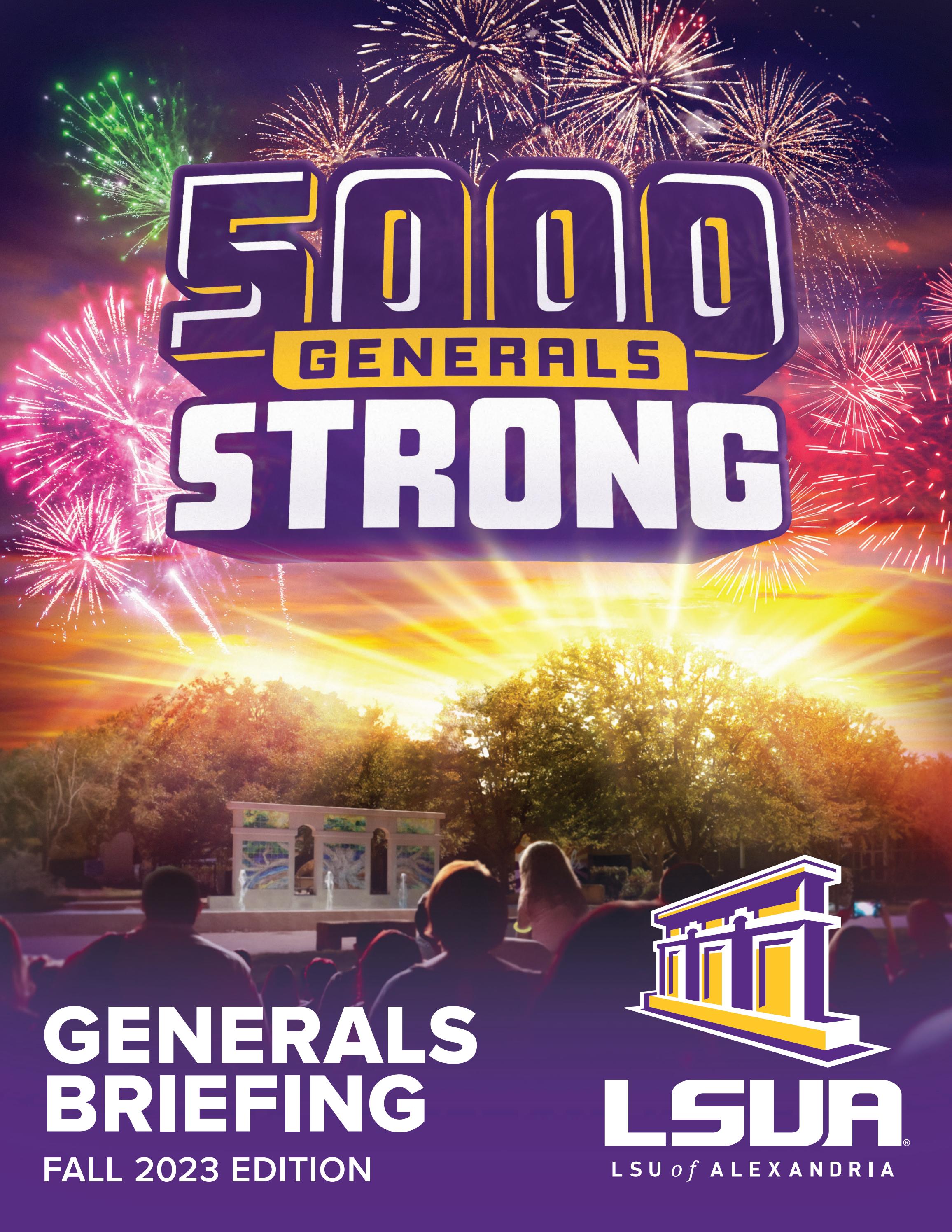 LSUA Generals Briefing (Fall 2023) by lsualexandria - Issuu