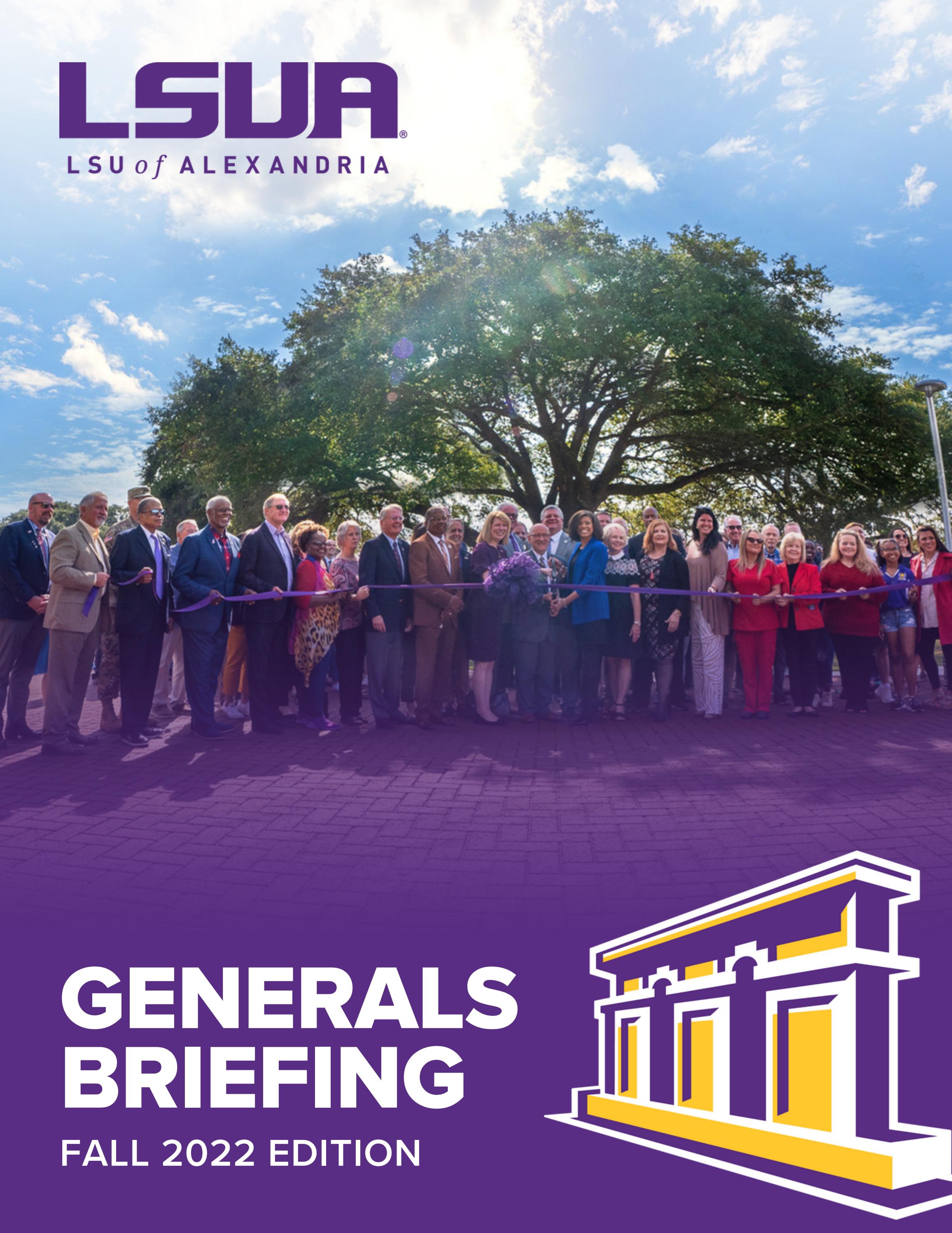 LSUA Generals Briefing (Fall 2022) by lsualexandria - Issuu