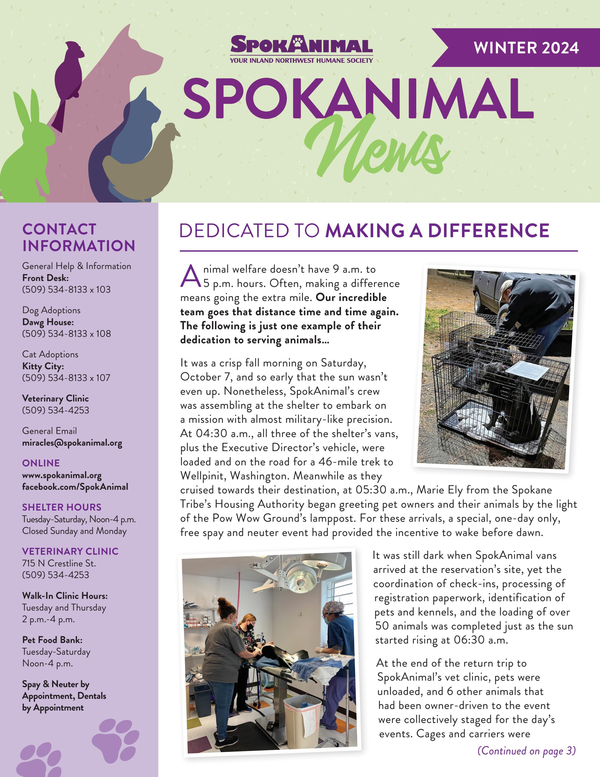 SpokAnimal News by SpokAnimal - Issuu